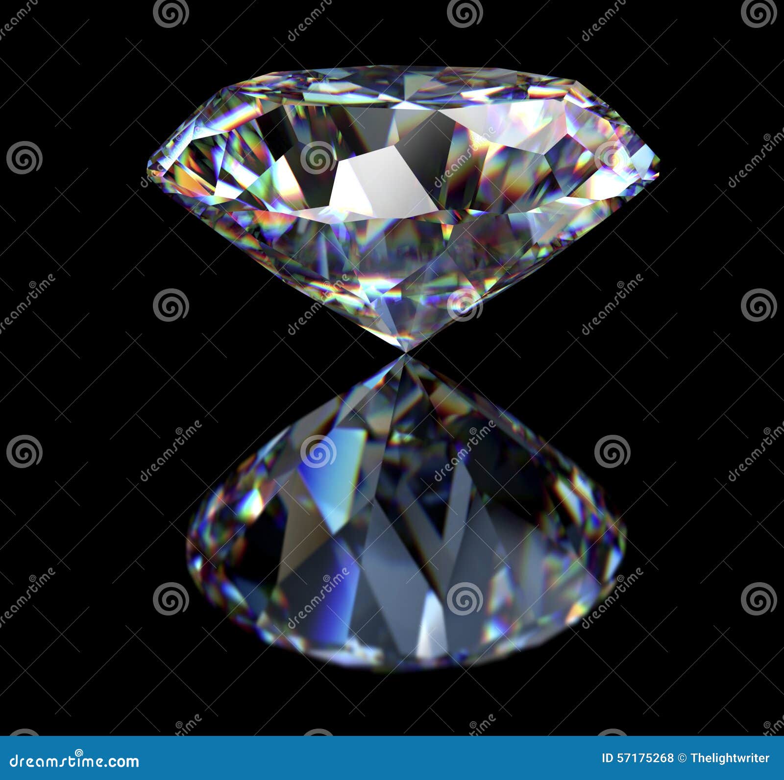 Diamond On Black Coal Background Royalty-Free Stock Photo ...