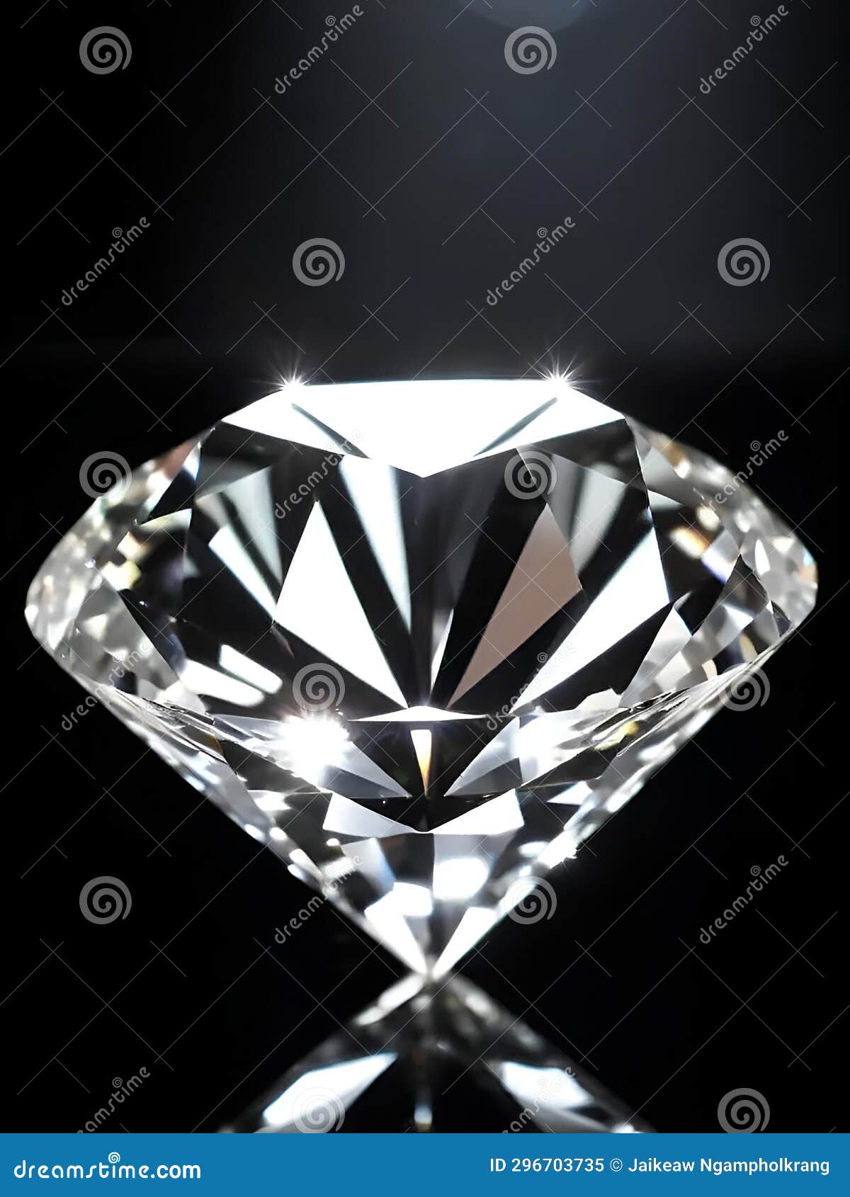 Diamond on the Black Background Stock Image - Image of luxury, diamond ...