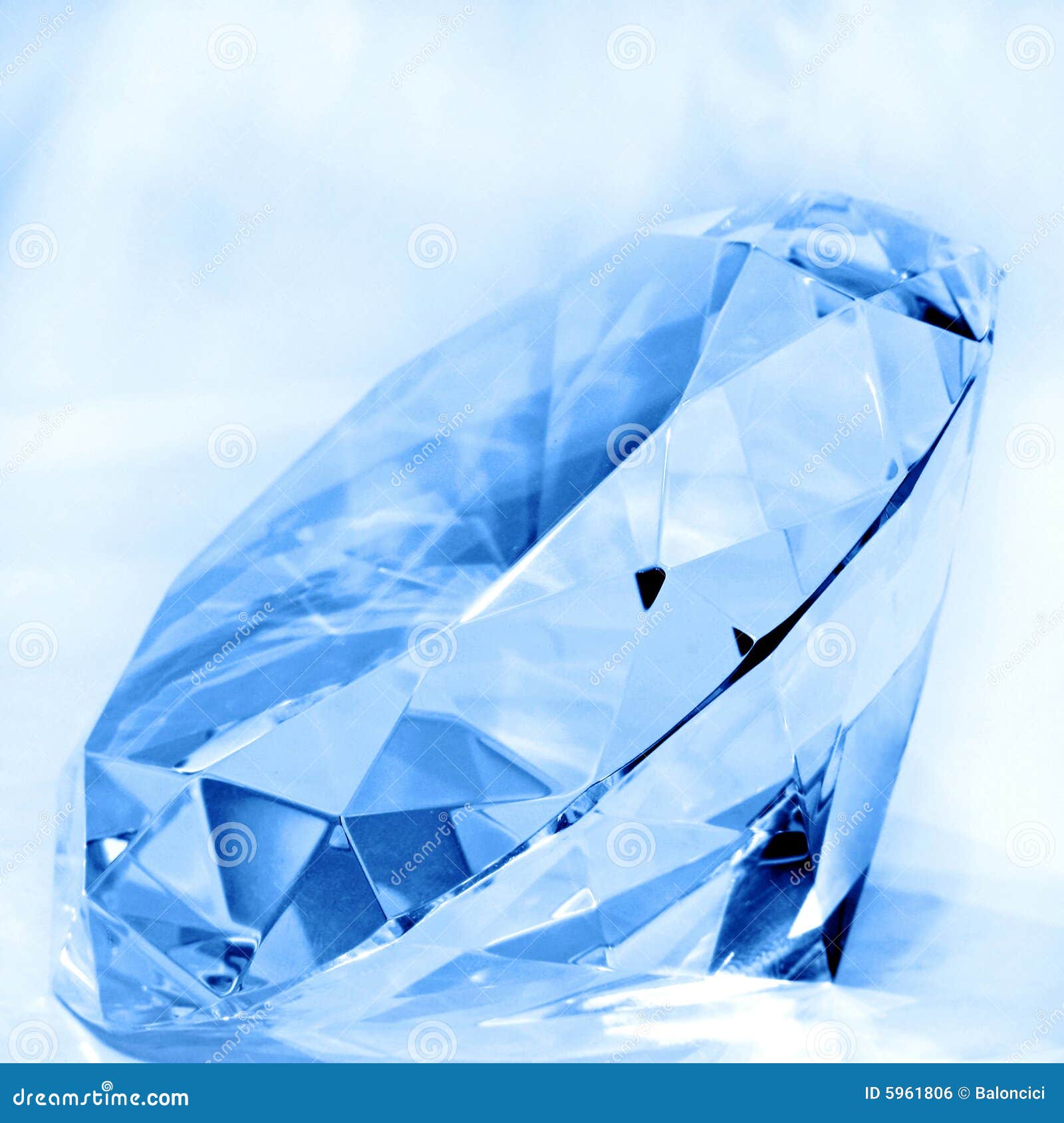 Diamond blue stock photo. Image of gemstone, shinny, transparent - 5961806