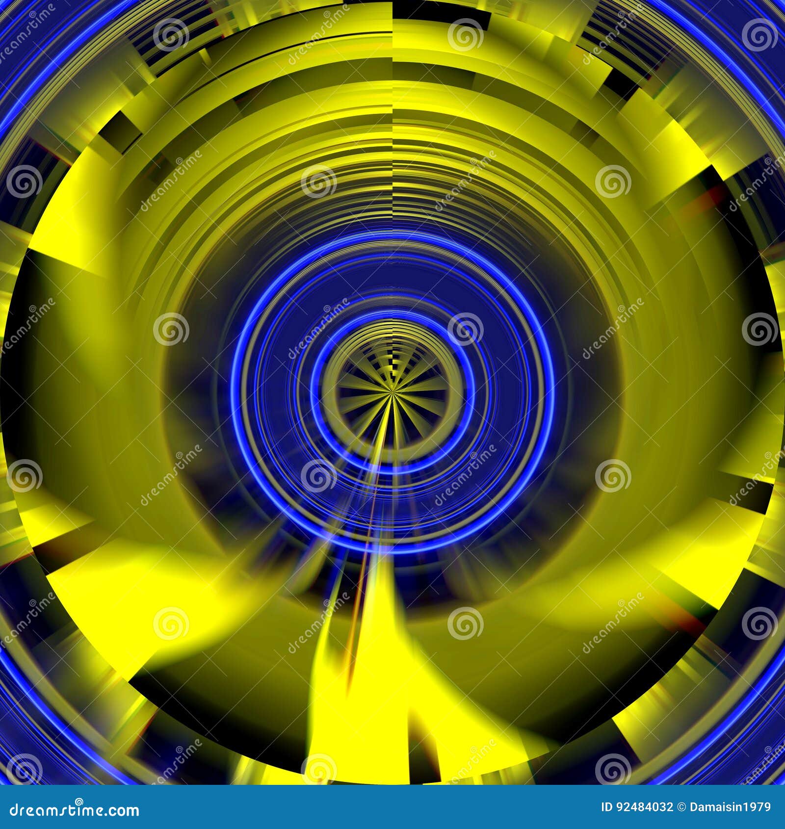 Diamond Circle Abstract Background Stock Illustration - Illustration of ...