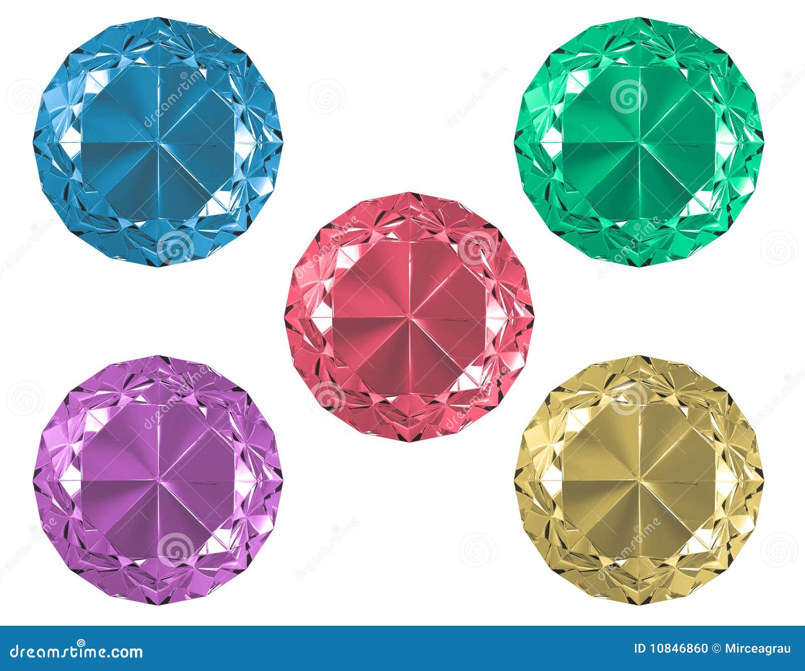 Diamond collection stock illustration. Illustration of gift - 10846860