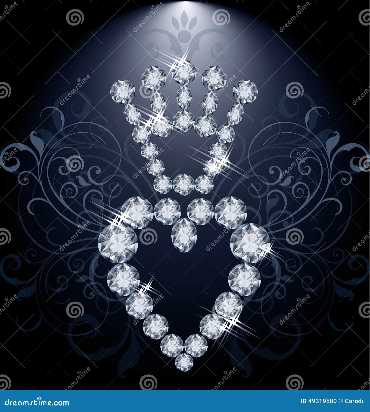 Diamond Crown Cartoon Vector | CartoonDealer.com #32071217