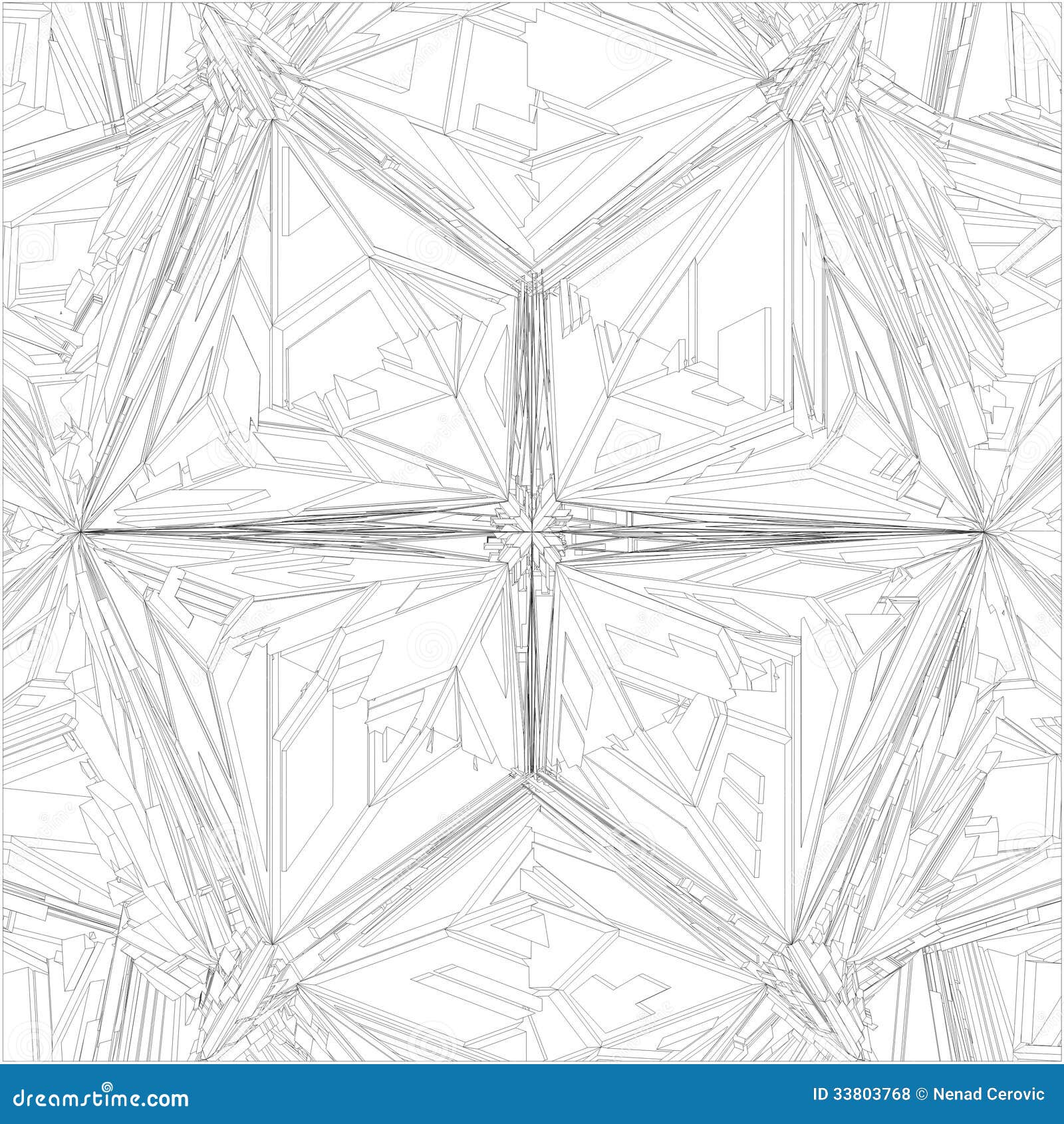 Diamond Crystal Geometric Pattern Structure Vector Stock Vector ...