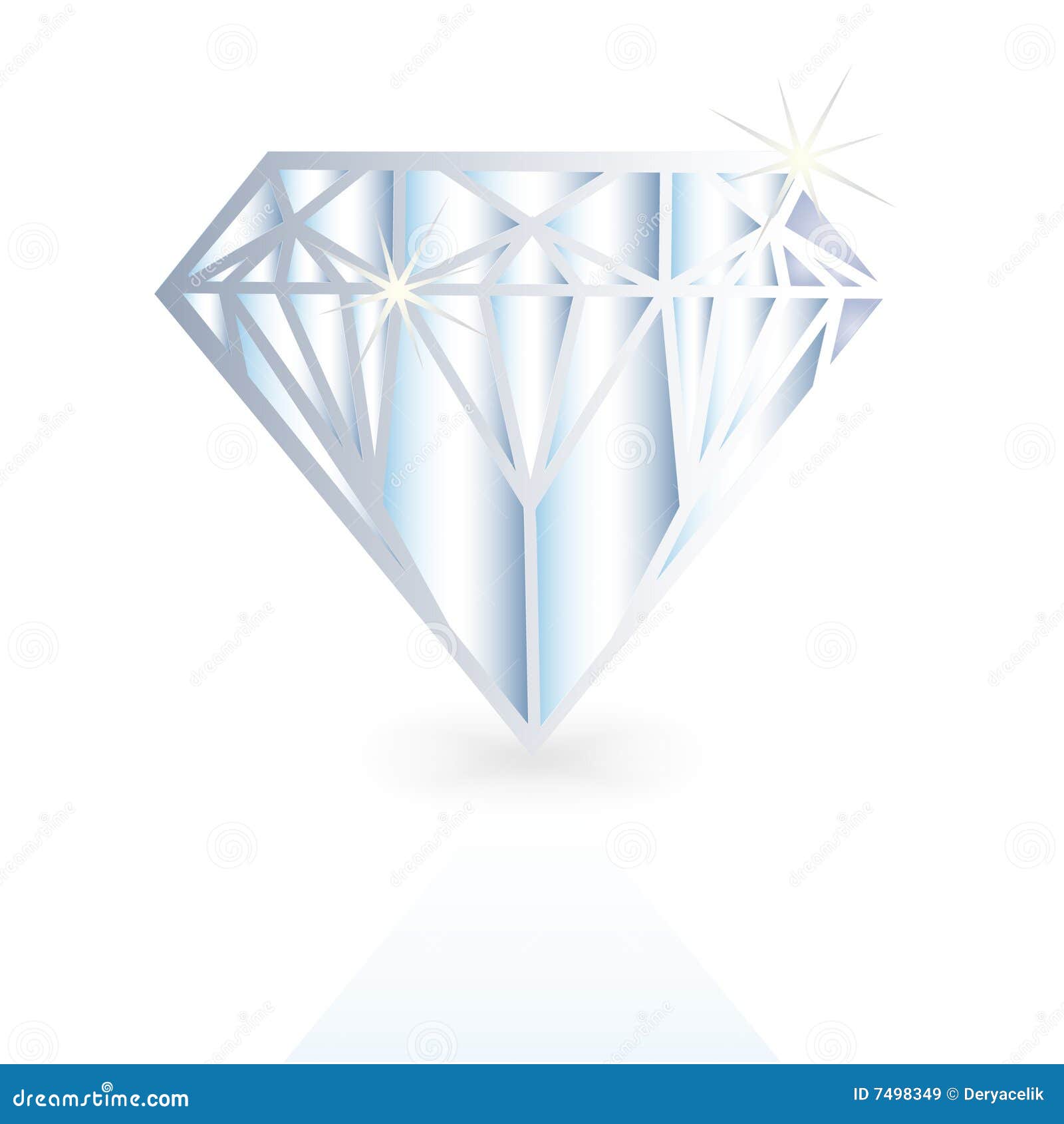 Diamond,crystal Vector Illustration Stock Vector - Illustration of ...