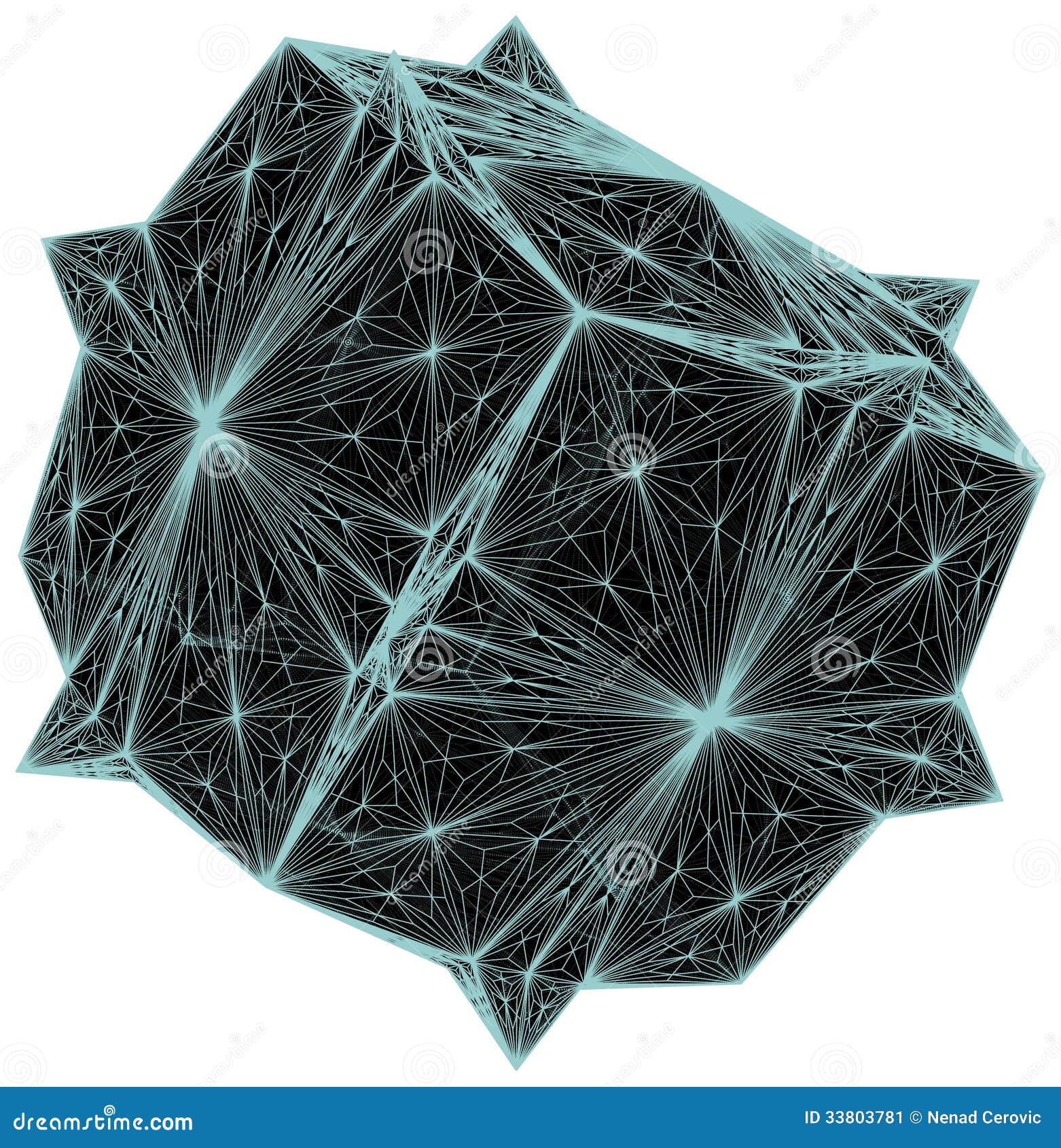 Diamond Crystal Vector stock vector. Illustration of crystal - 33803781