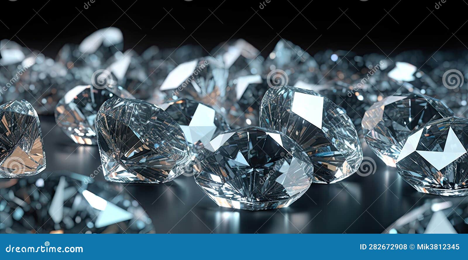 Diamond design on display. stock illustration. Illustration of rare ...