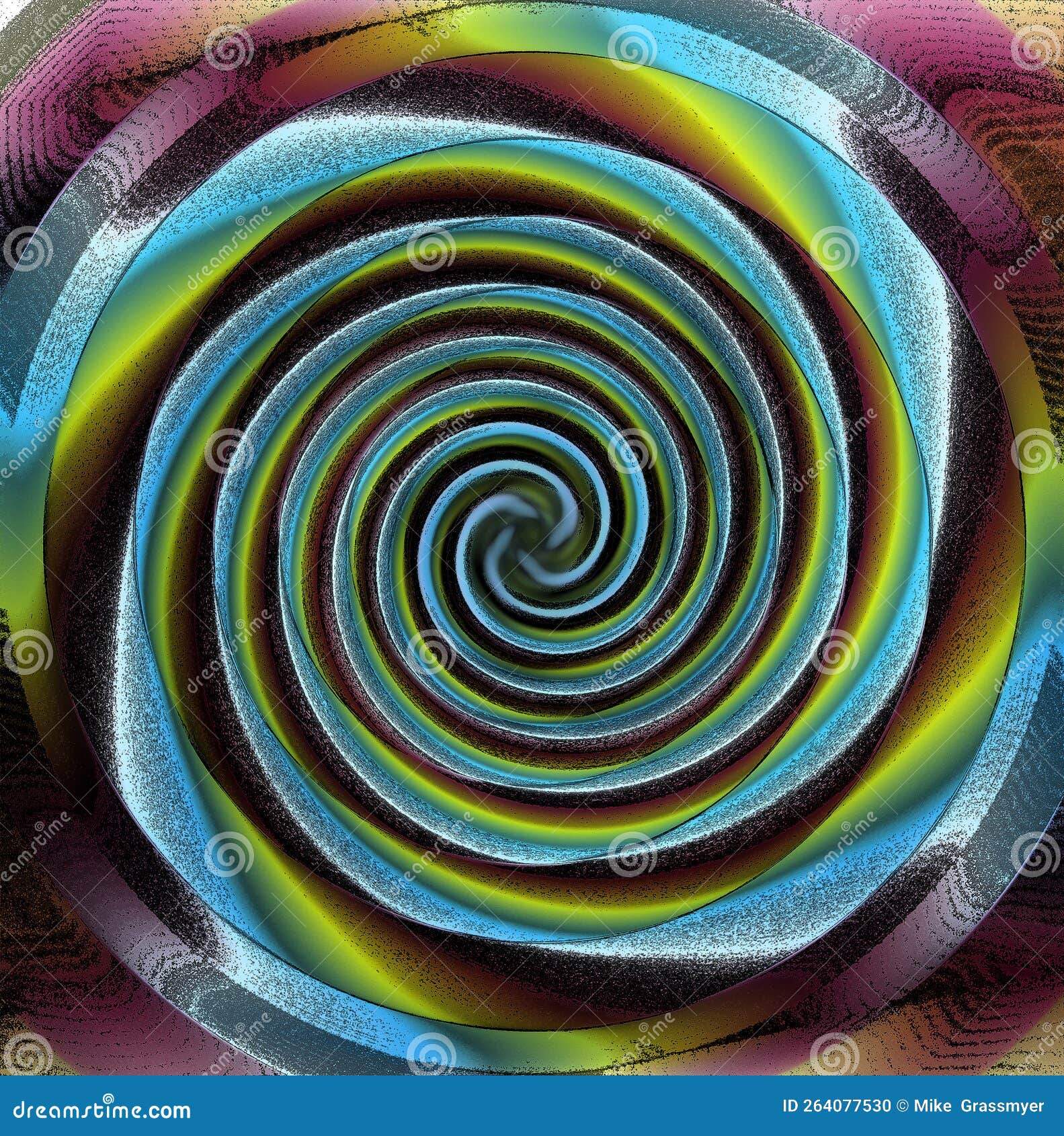 Diamond Edged Vortex stock illustration. Illustration of curve - 264077530