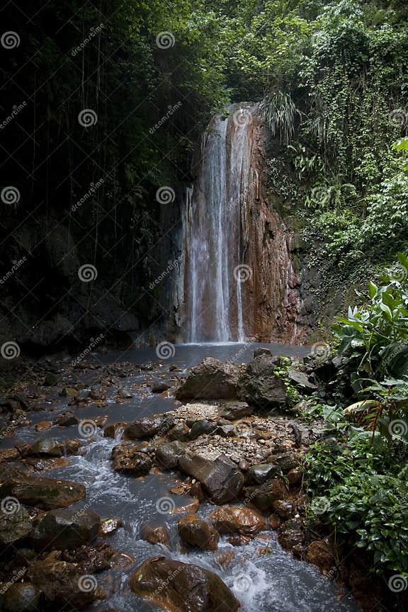 Diamond Falls stock photo. Image of springs, diamond - 15309676