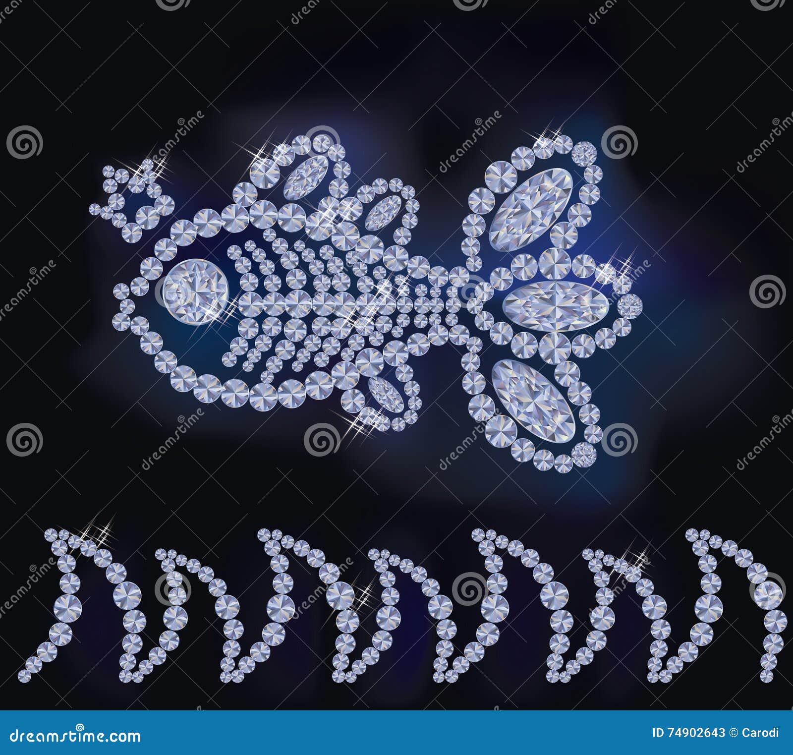 Sea Fish Diamond Caranx Under Water. Watercolor Royalty-Free ...