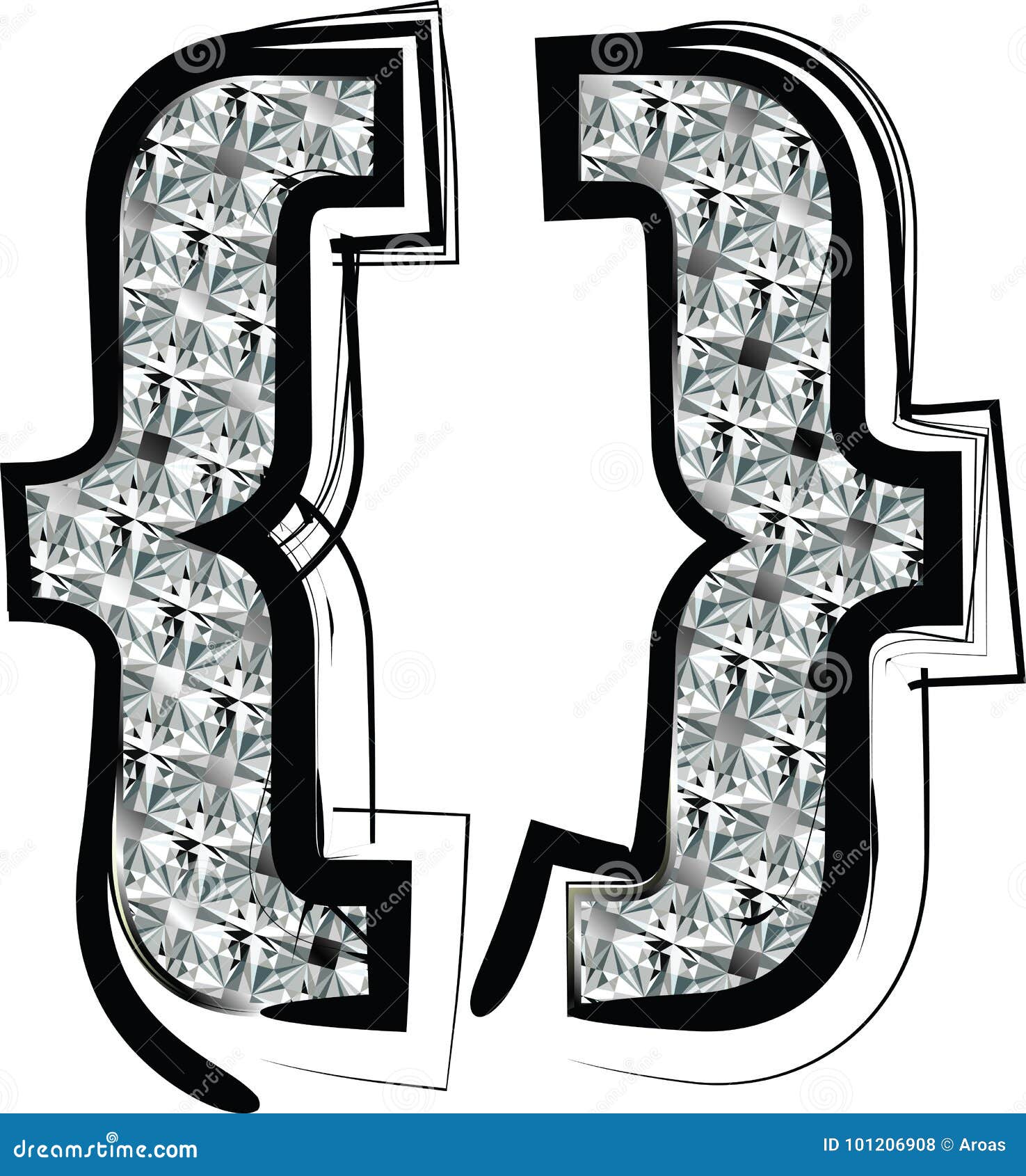 Diamond Font Symbol ilustración del vector. Ilustración de piedra ...