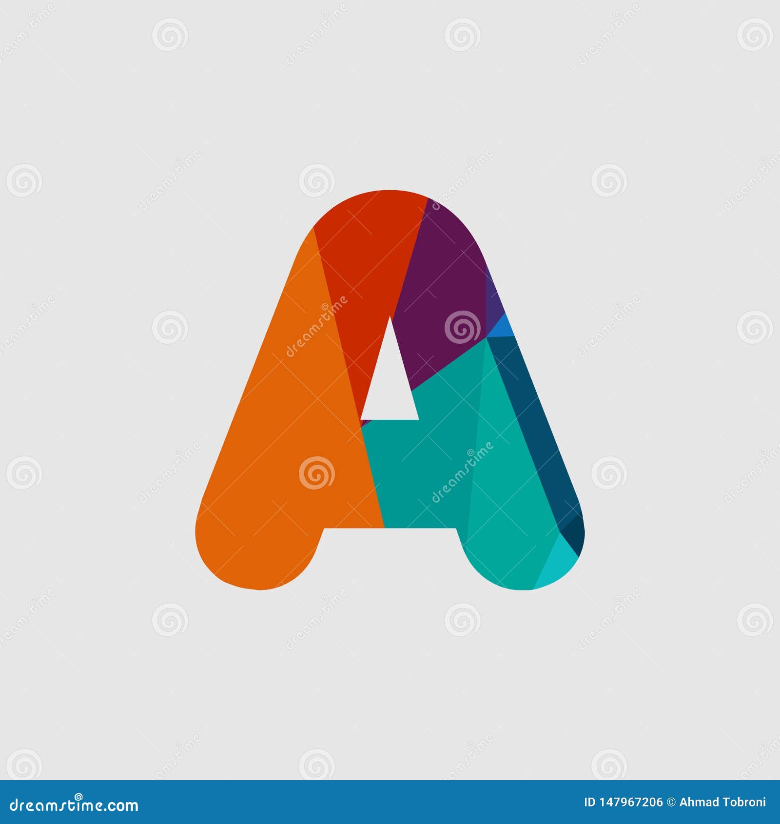 A Diamond Font Vector Template Design Illustration Stock Vector ...