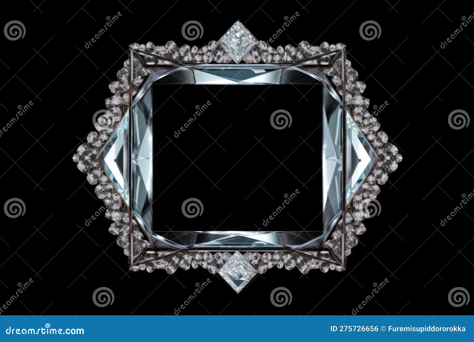Diamond Frame . Abstract Geometric Frames Stock Illustration ...