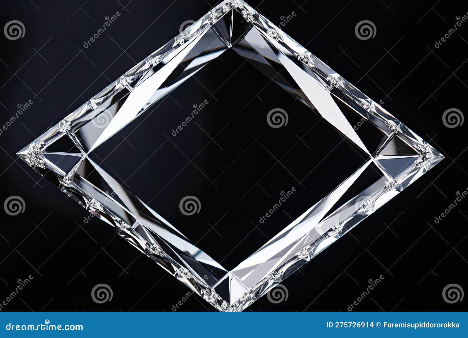 Diamond Frame . Abstract Geometric Frames Stock Photo - Image of design ...