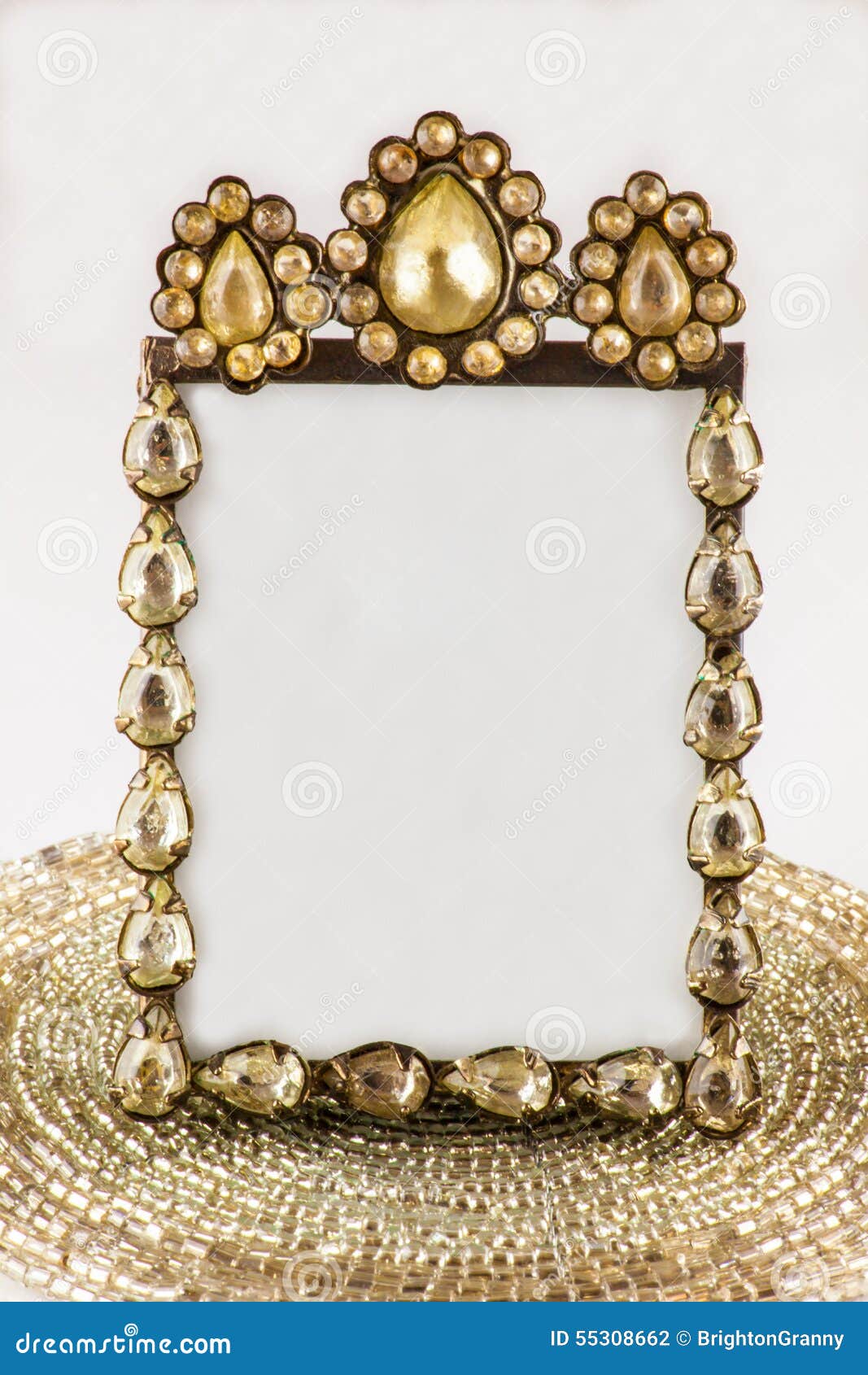 Diamond frame stock photo. Image of jewels, ornament - 55308662