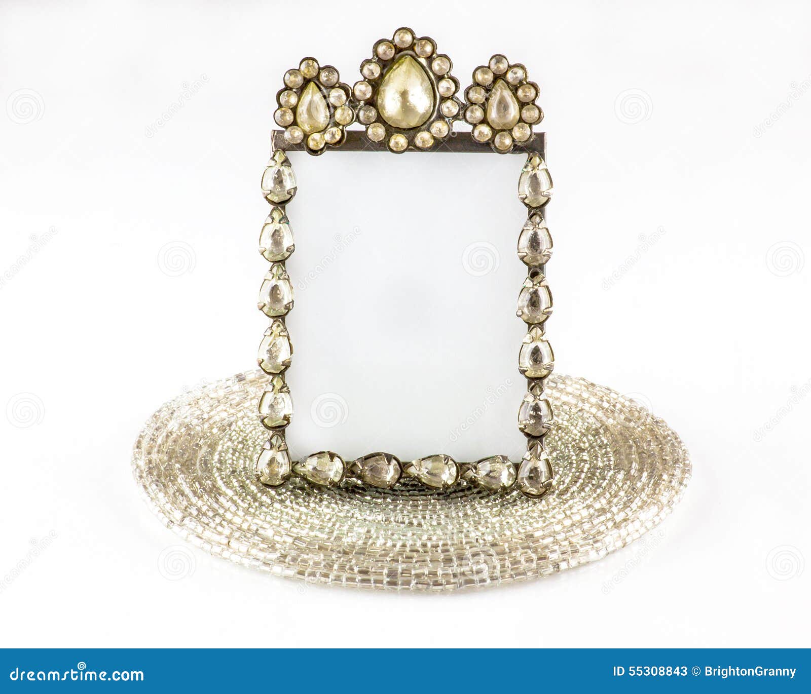 Diamond frame stock image. Image of diamante, shiny, decorative - 55308843