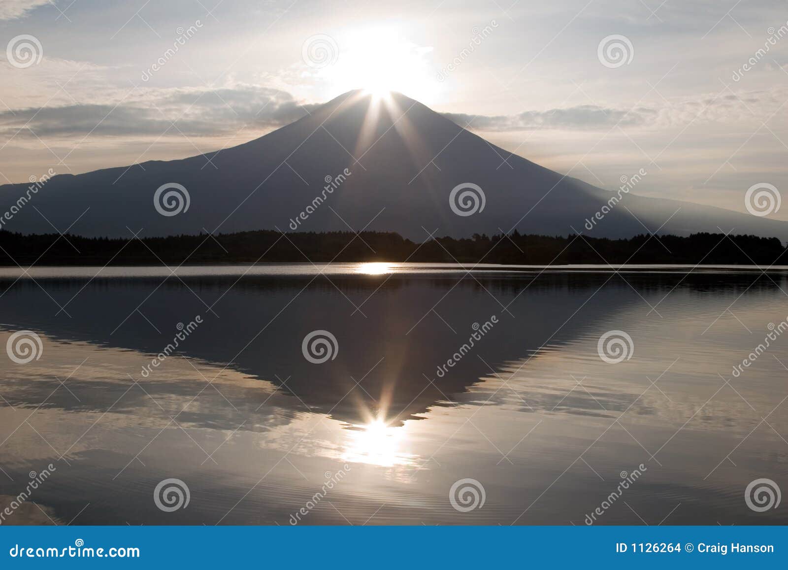 Diamond Fuji II stock photo. Image of tranquil, relaxation - 1126264