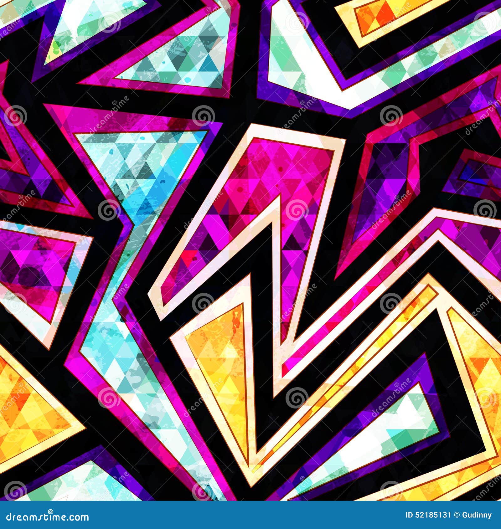 Diamond Geometric Grid Texture Background. Seamless Washed Out Ombre ...