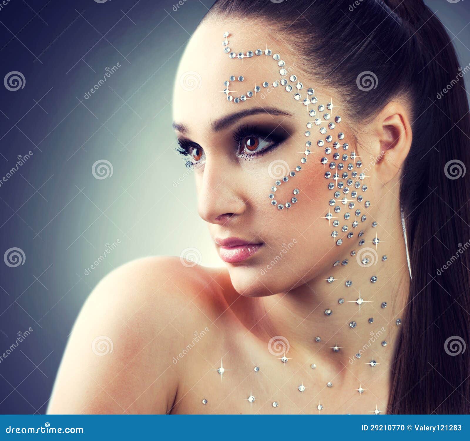 Diamond girl stock photo. Image of fashion, long, luxury - 29210770