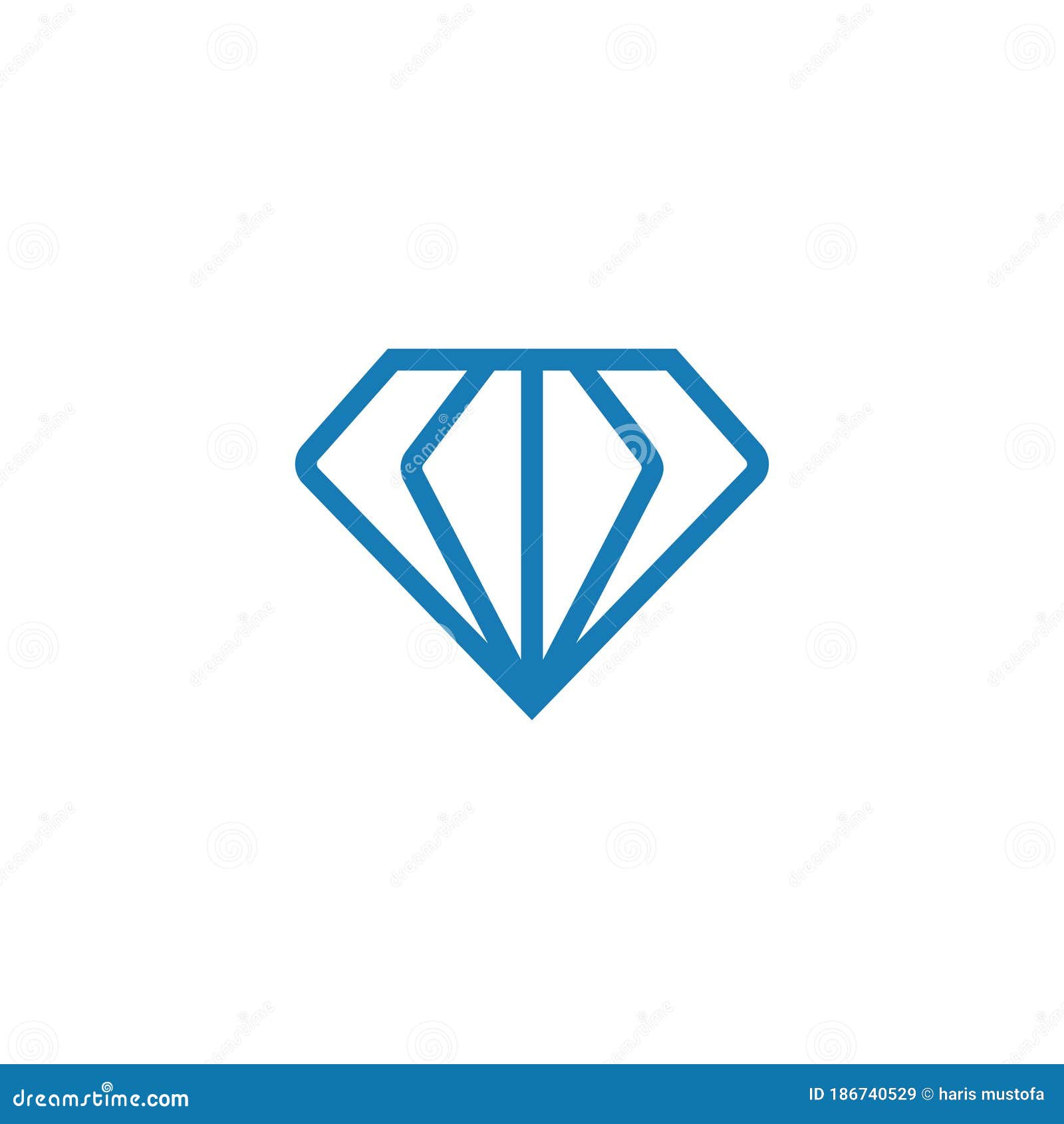 Diamond Graphic Design Template Vector Isolated Stock Vector ...