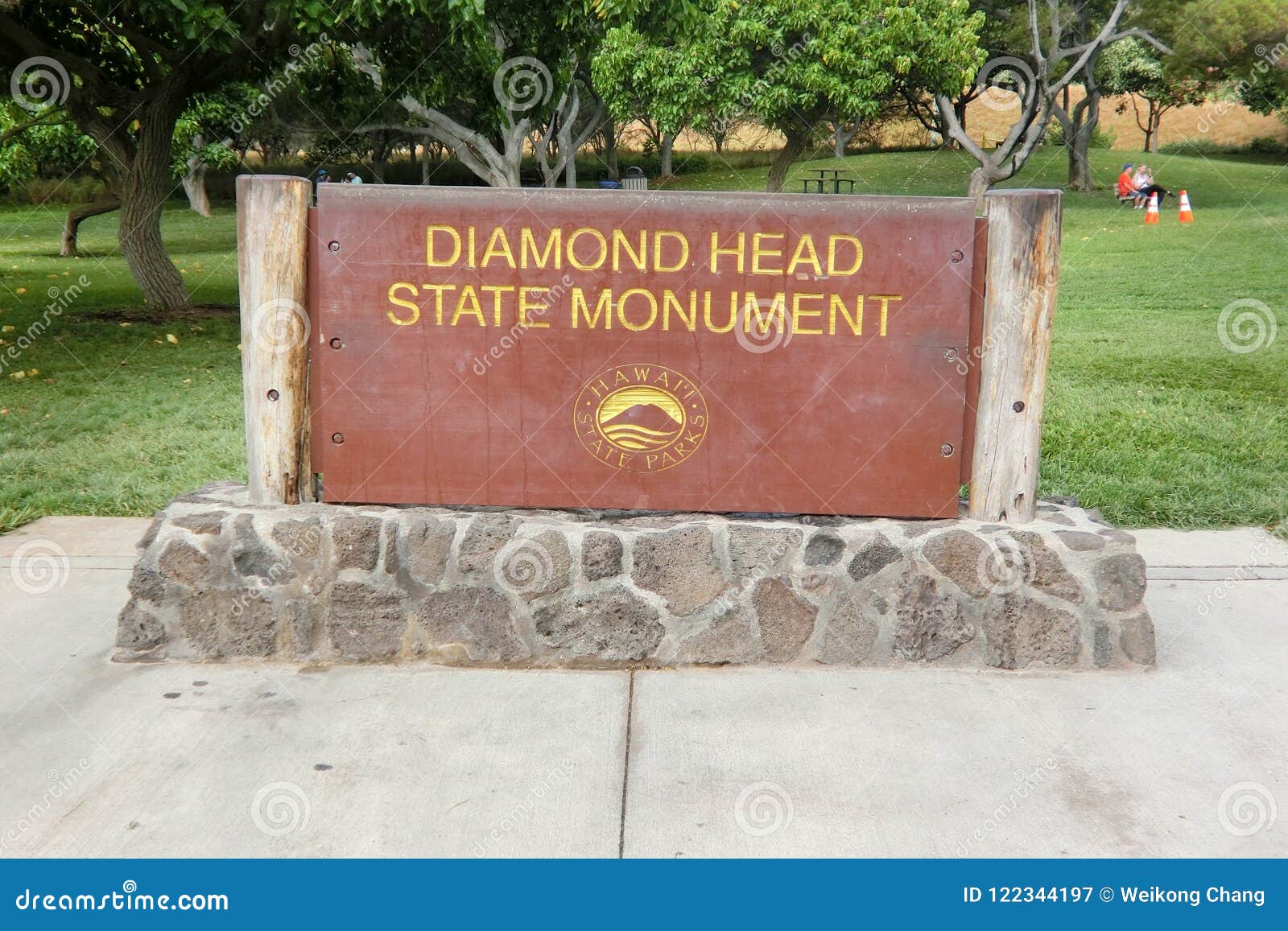Diamond Head State Monument Sign Fotografia Editorial - Imagem de fotos ...