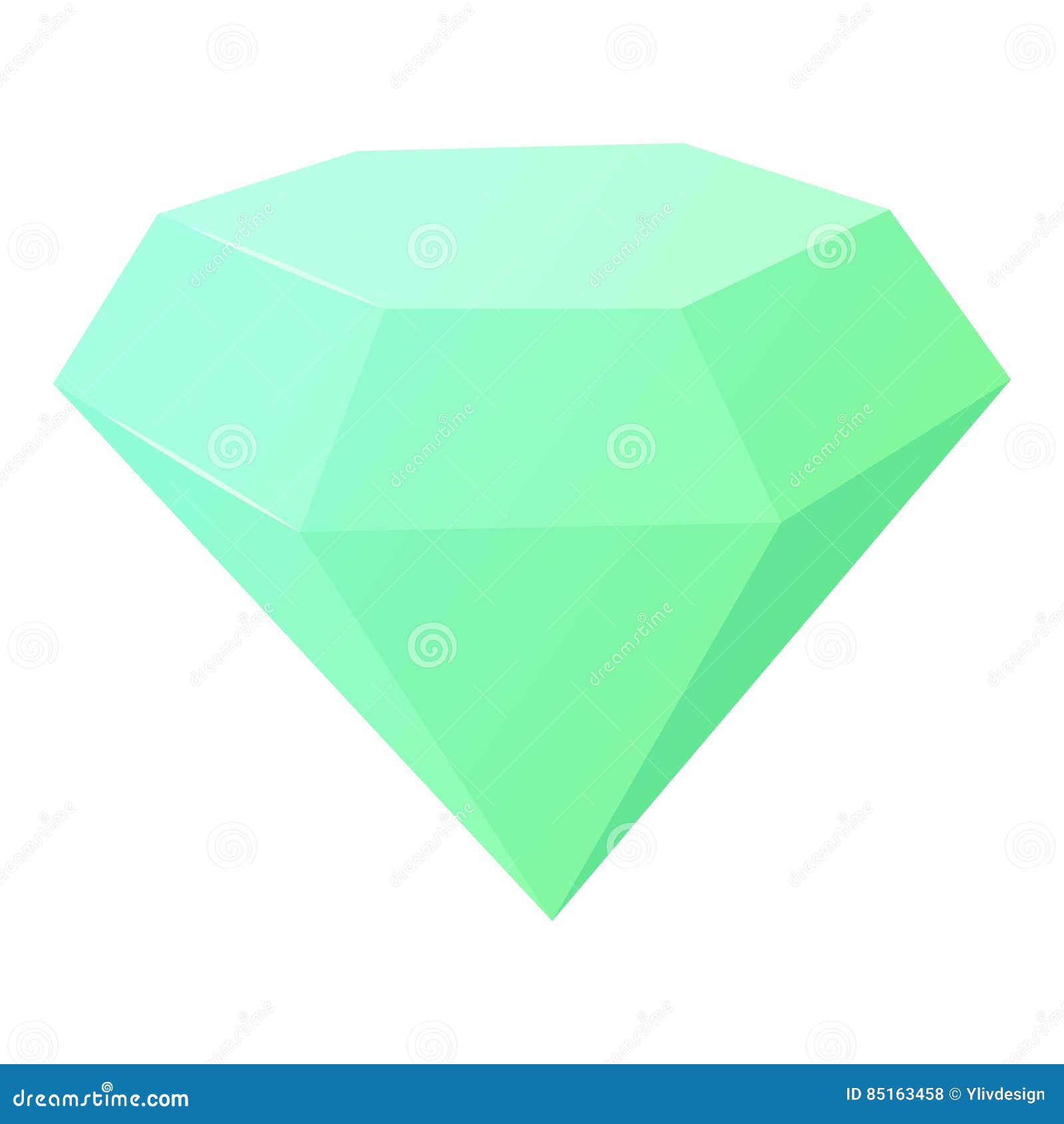 Diamond Icon, Cartoon Style Stock Vector - Illustration of gemstone ...