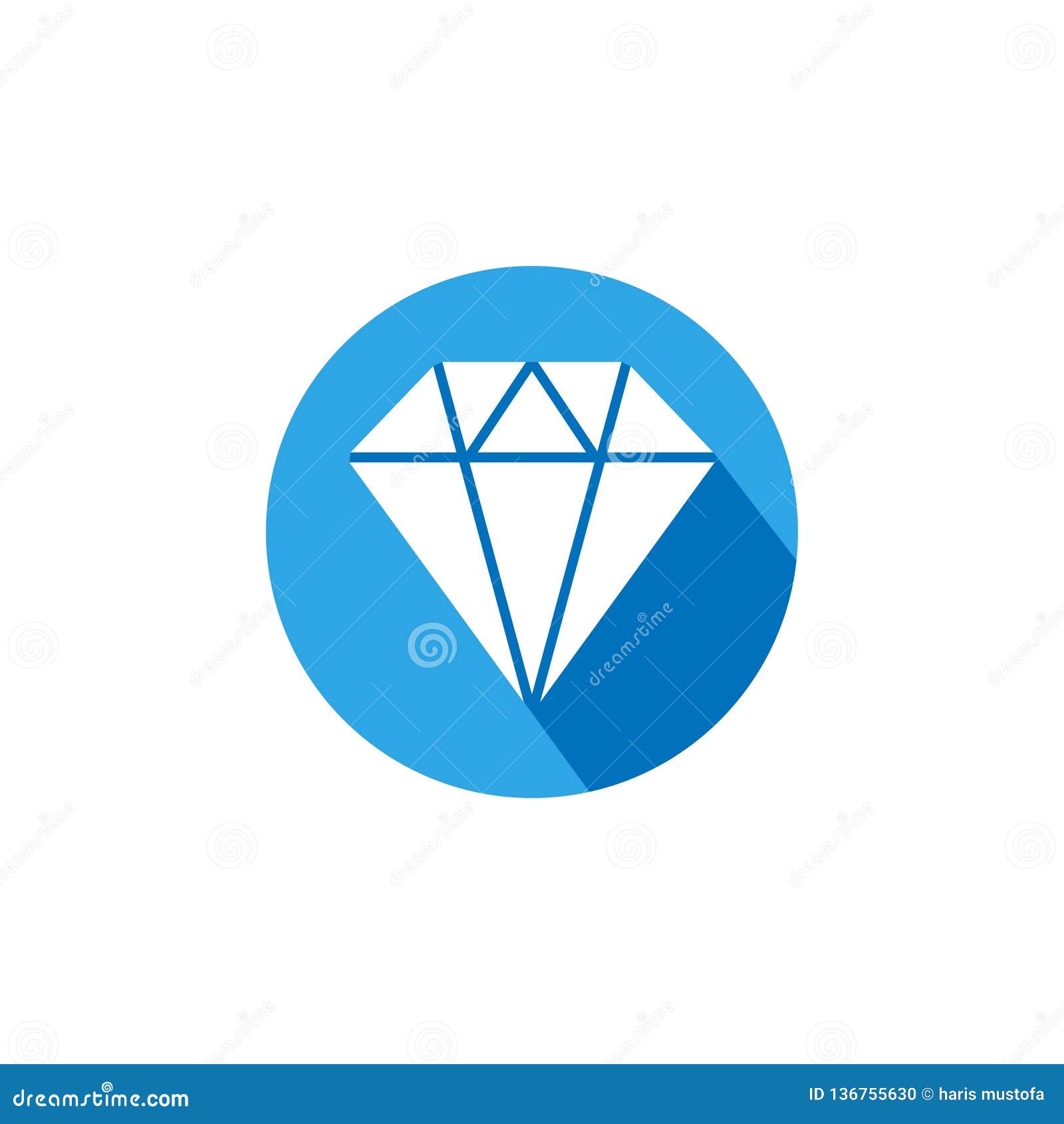 Diamond Icon Graphic Design Template Vector Stock Vector - Illustration ...