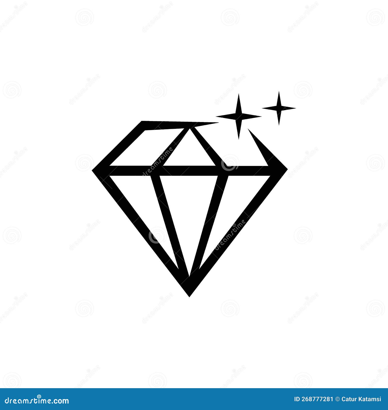 Diamond Icon Logo Vector Design Template Stock Vector - Illustration of ...