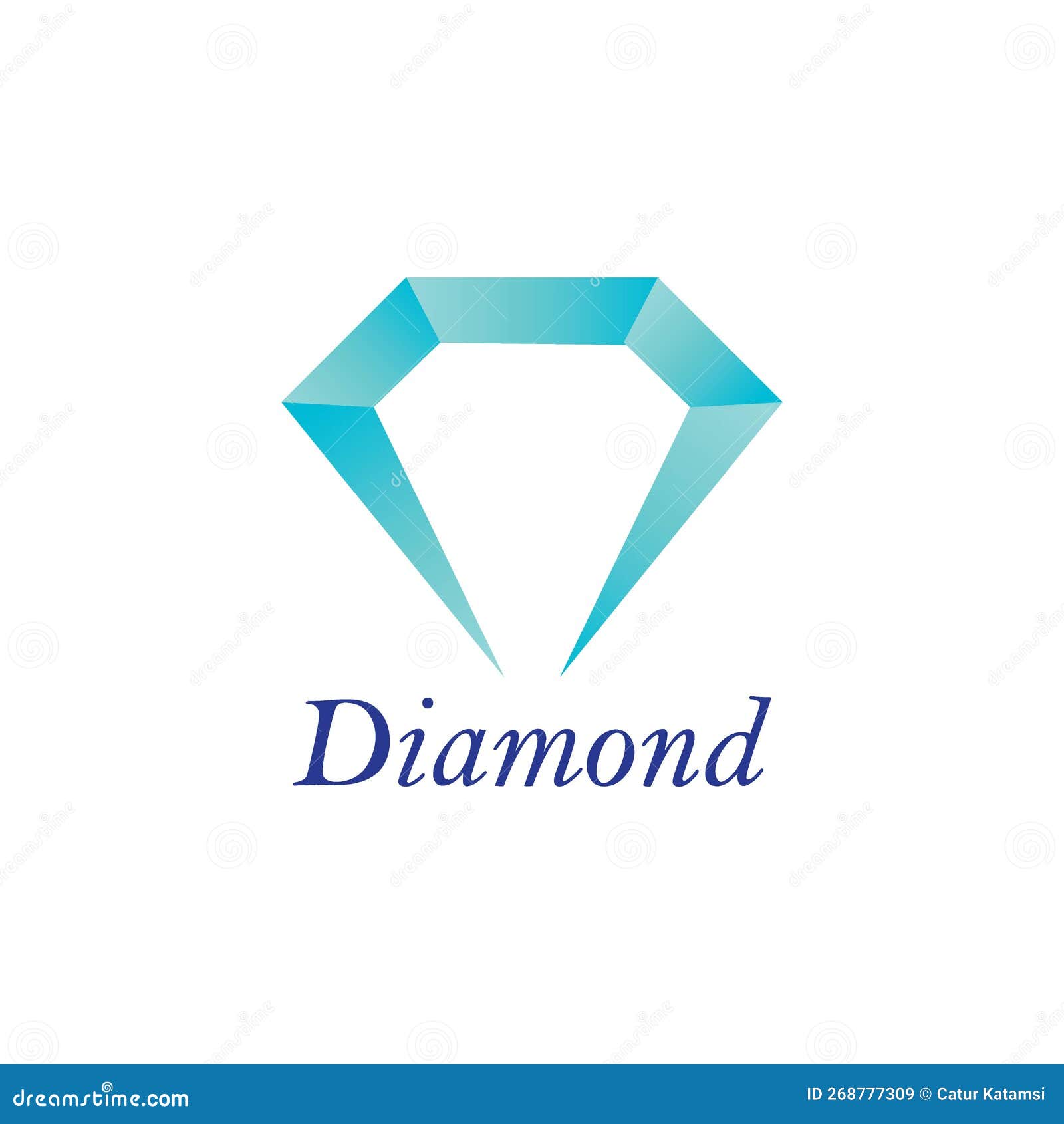 Diamond Icon Logo Vector Design Template Stock Vector - Illustration of ...