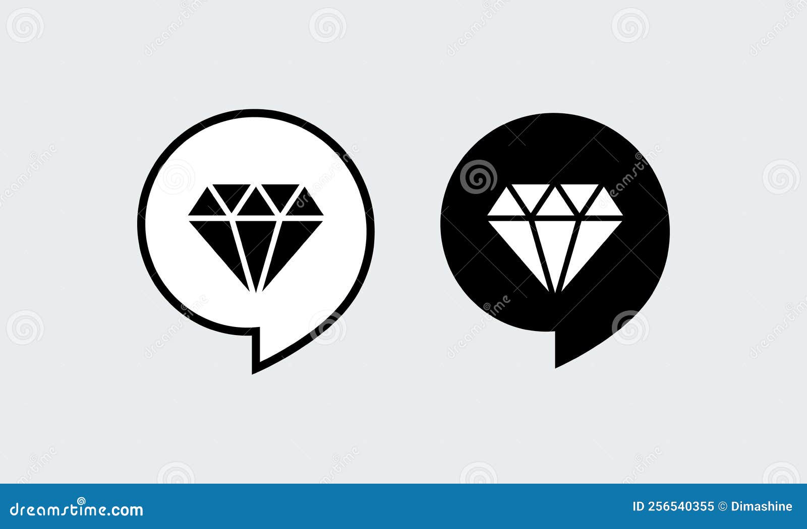 Diamond Icon Value. Symbol, Logo Illustration. Vector Graphics Stock ...