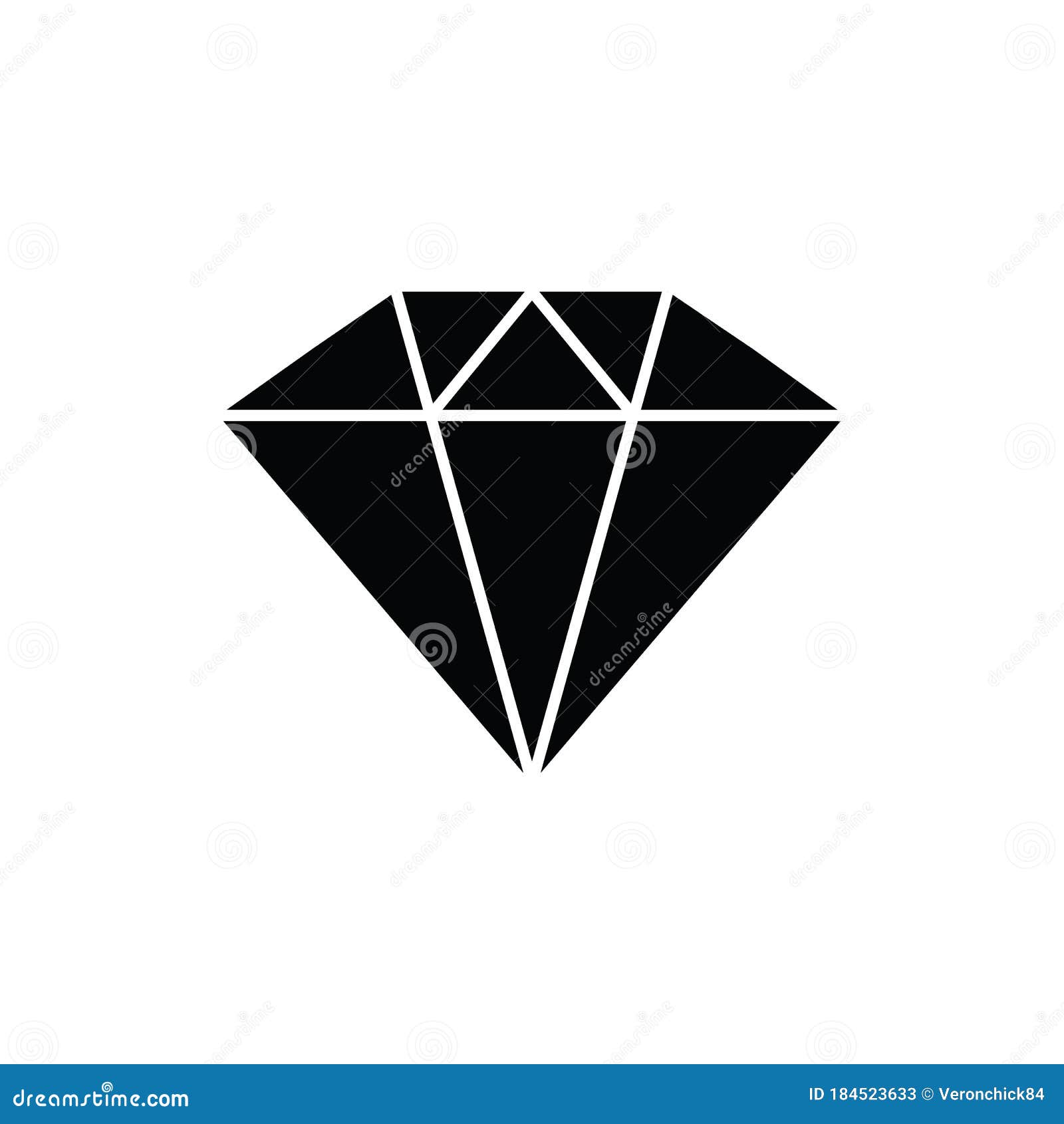 Diamond Icons. Briliant Icon Vector | CartoonDealer.com #184523633