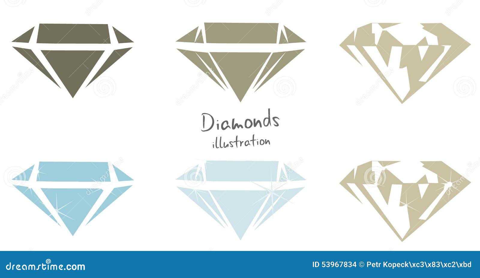 Diamond illustration stock illustration. Illustration of shape - 53967834
