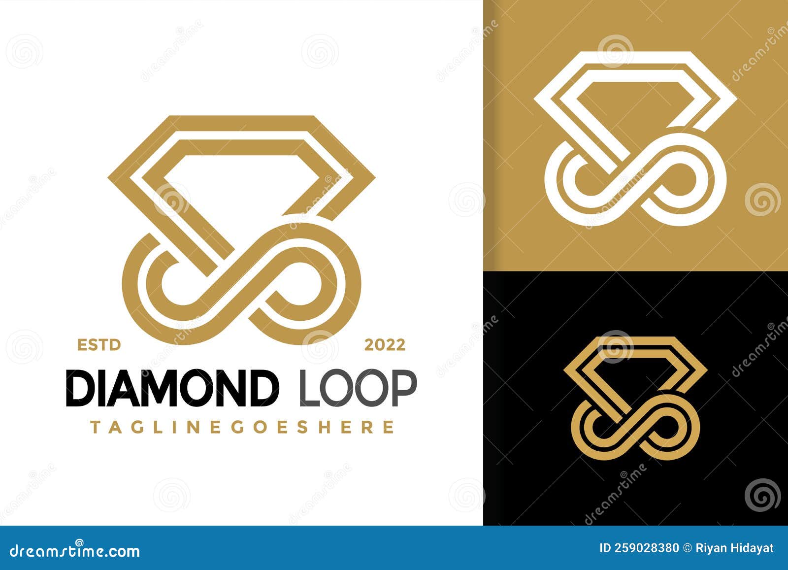 Diamond Infinity Logo Design, Brand Identity Logos Vector, Modern Logo ...