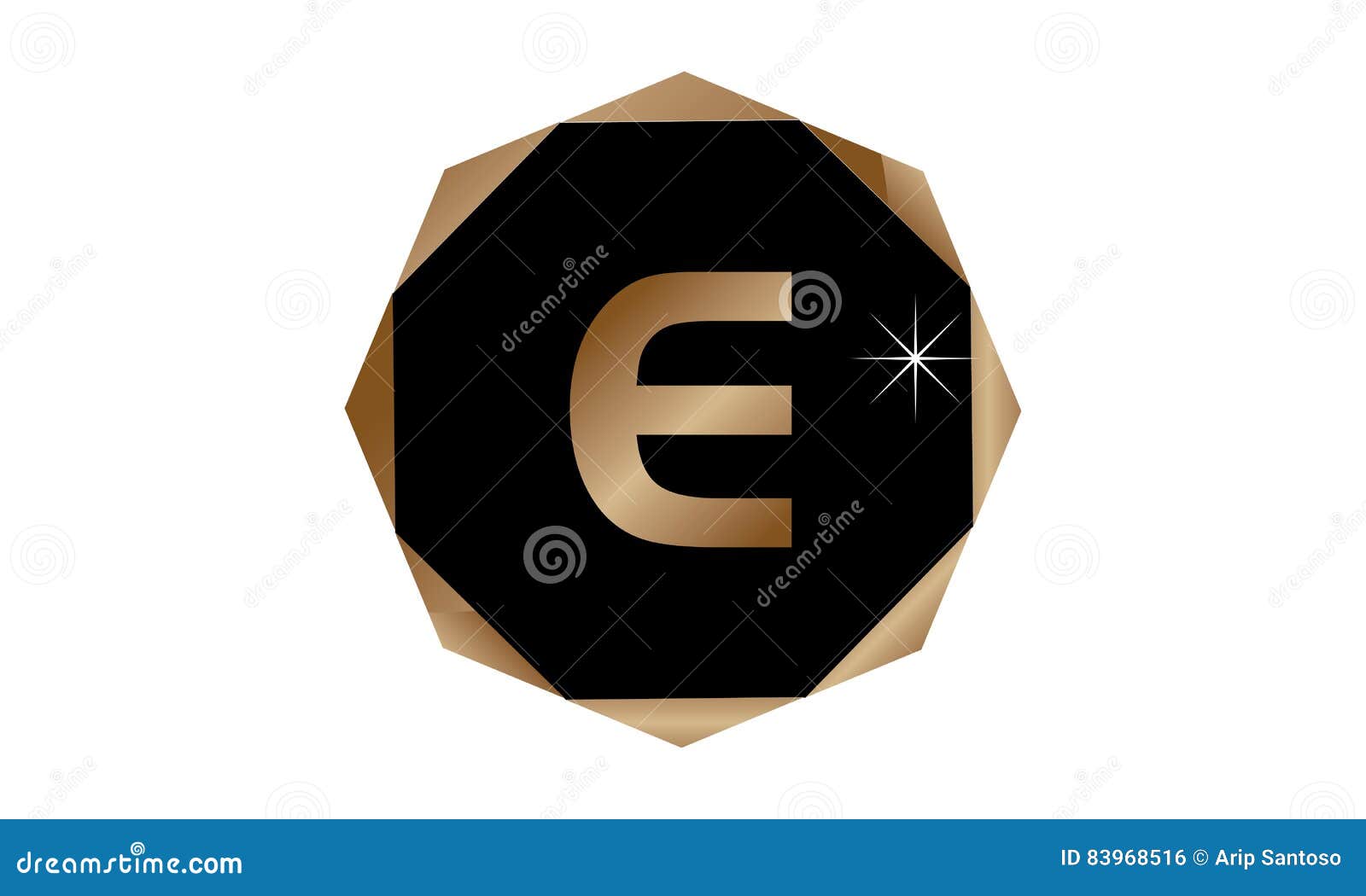 Diamond Initial E stock vector. Illustration of company - 83968516