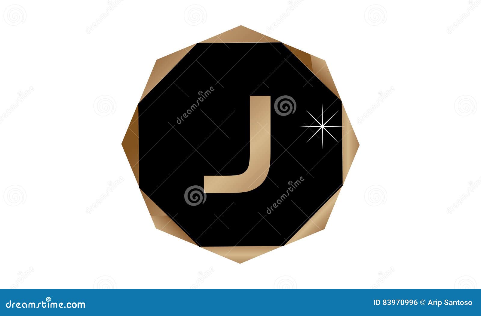 Diamond Initial J stock vector. Illustration of elegance - 83970996