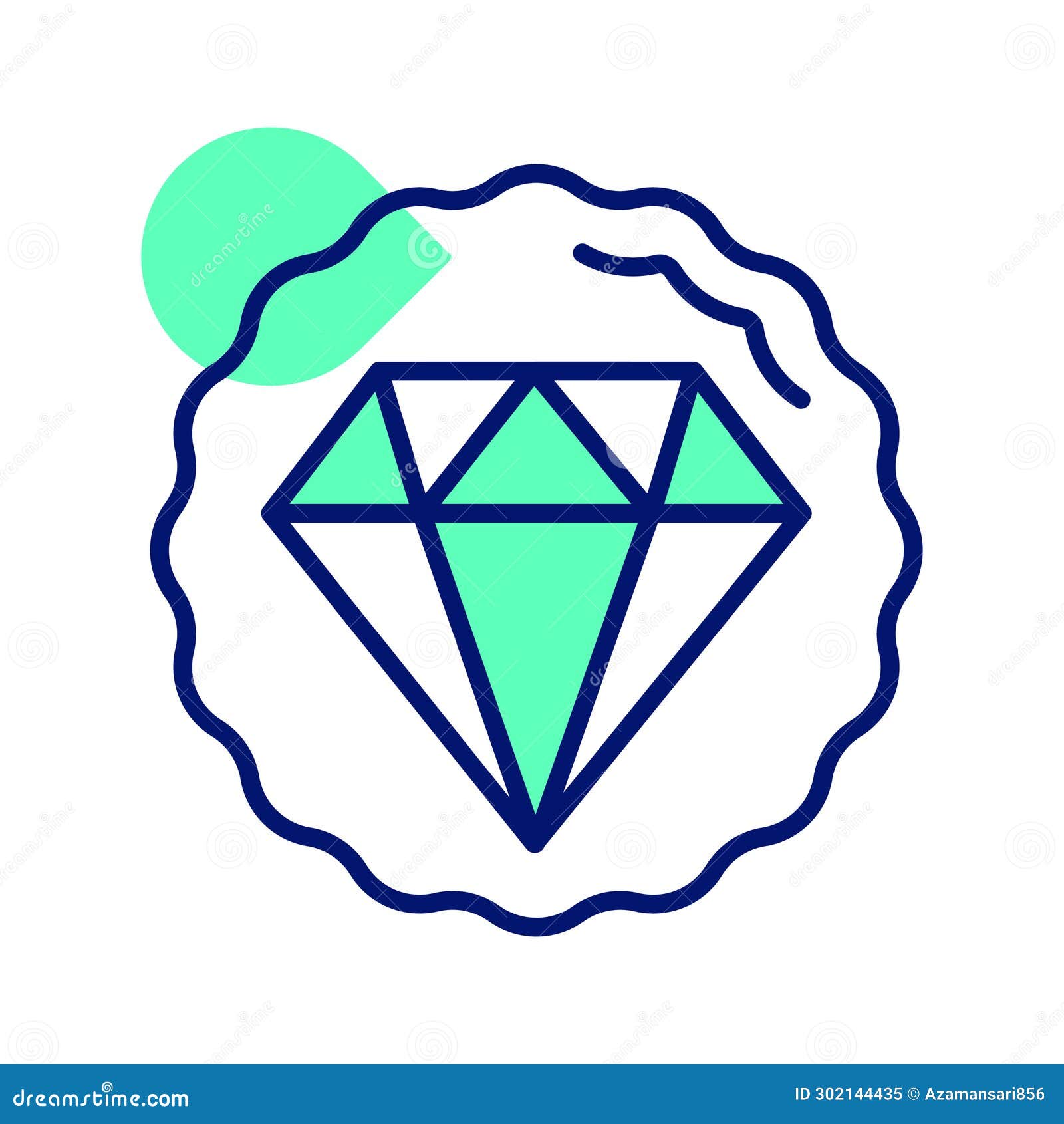 Diamond Inside Badge Showing Concept of Best Quality Vector Design ... Diamond Inside Badge Showing Concept of Best Quality Vector Design ...