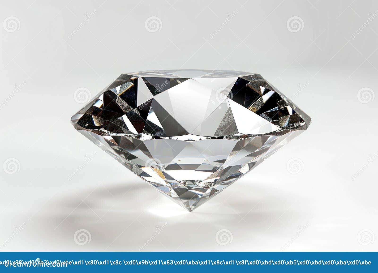 Diamond Isolated on White Background Stock Illustration - Illustration ...