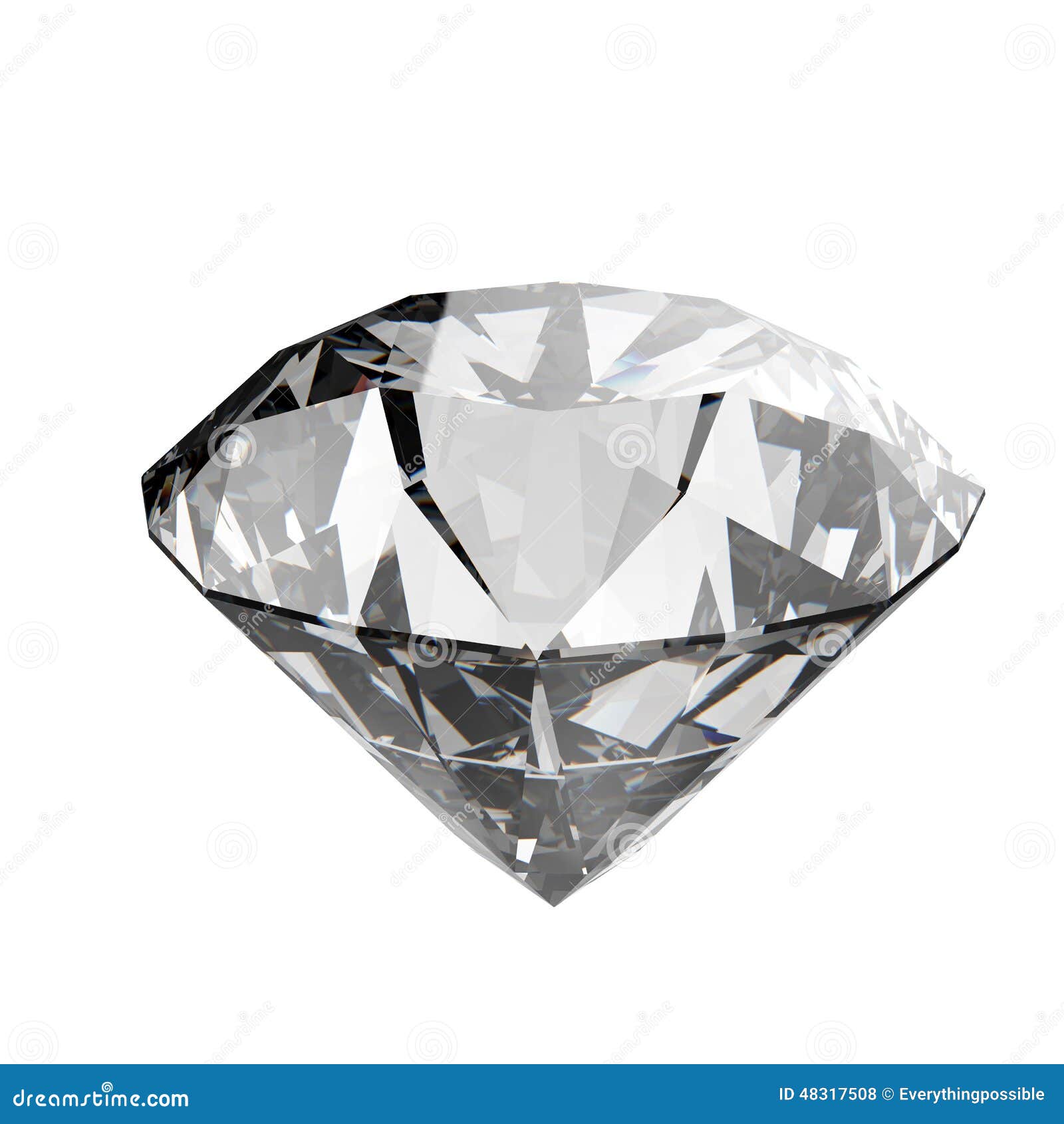 Diamond isolated on white stock photo. Image of africa - 48317508