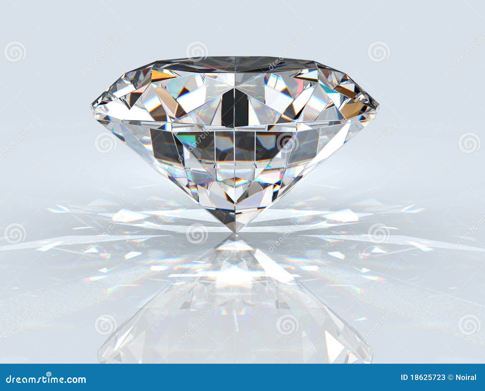 Diamond Jewel With Caustics Stock Photography | CartoonDealer.com #12672302