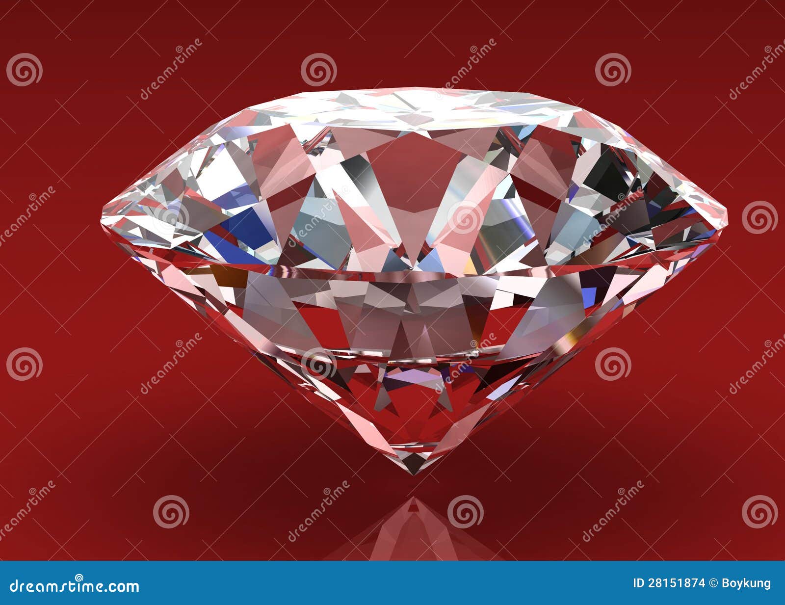 Diamond Jewel With Caustics Stock Photography | CartoonDealer.com #12672302