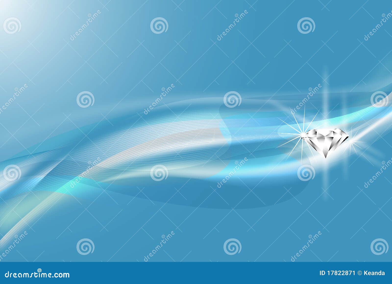 Diamond Light stock vector. Illustration of blue, artistic - 17822871