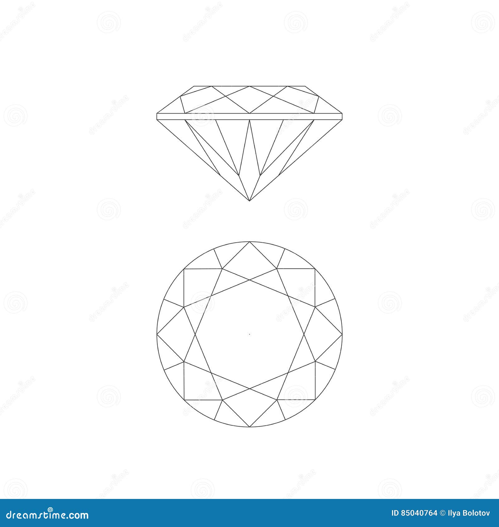 Diamond Line Star Point Seamless Pattern Cartoon Vector | CartoonDealer ...