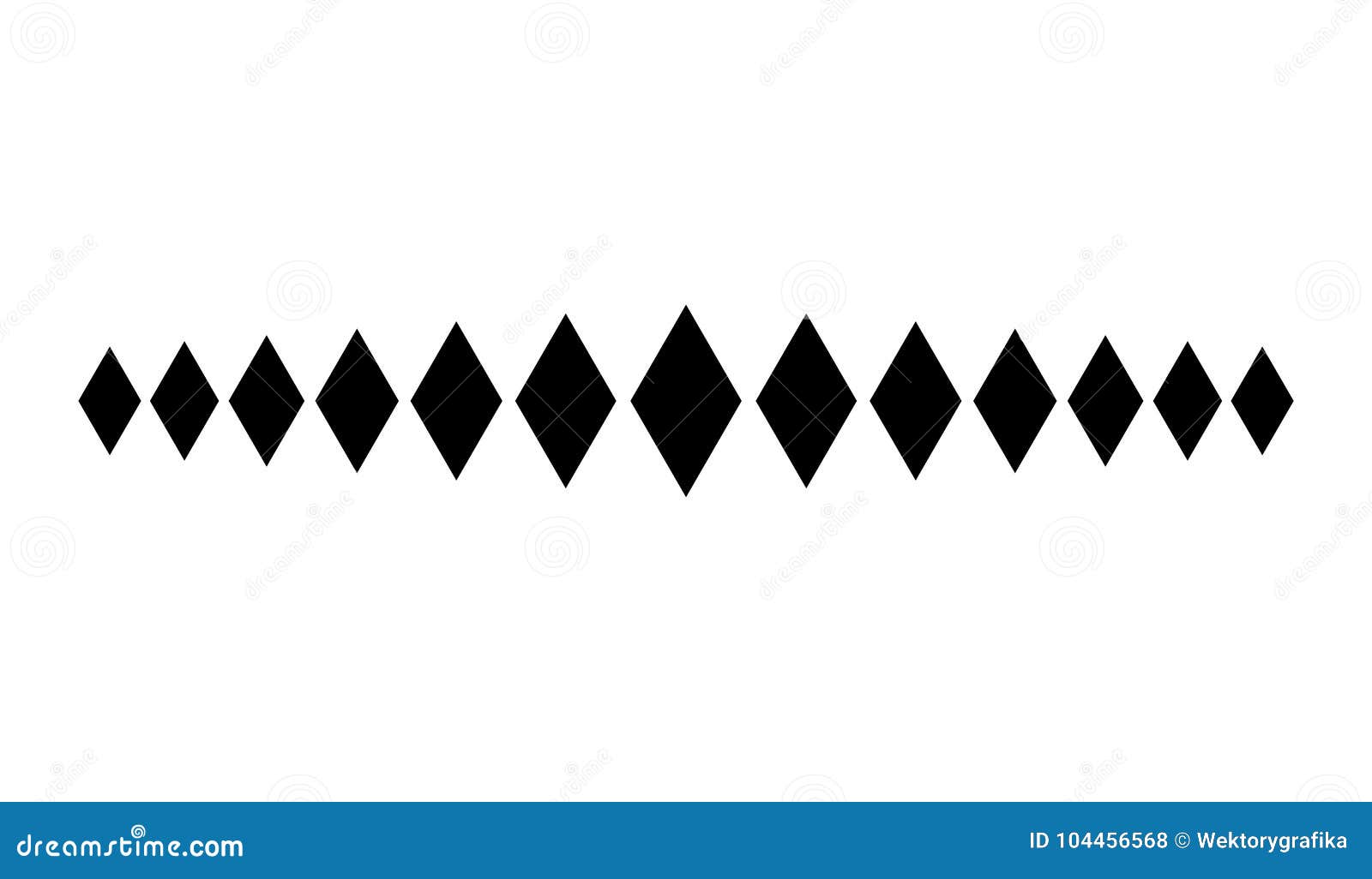 Diamond Line Footer Divider Vector Design Diagonal Stock Vector ...