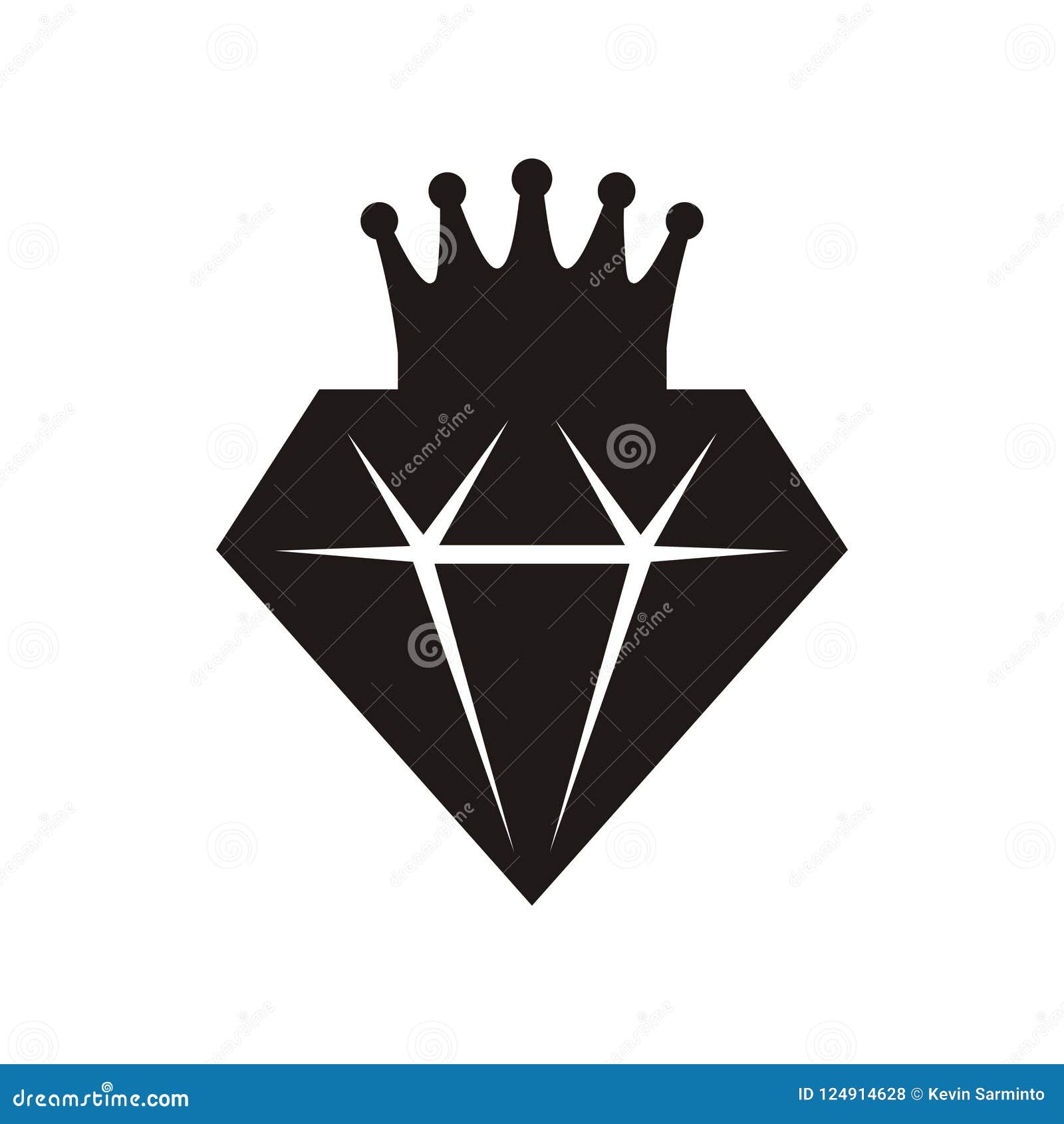 Diamond logo diamond logo stock vector. Illustration of carat - 124914628