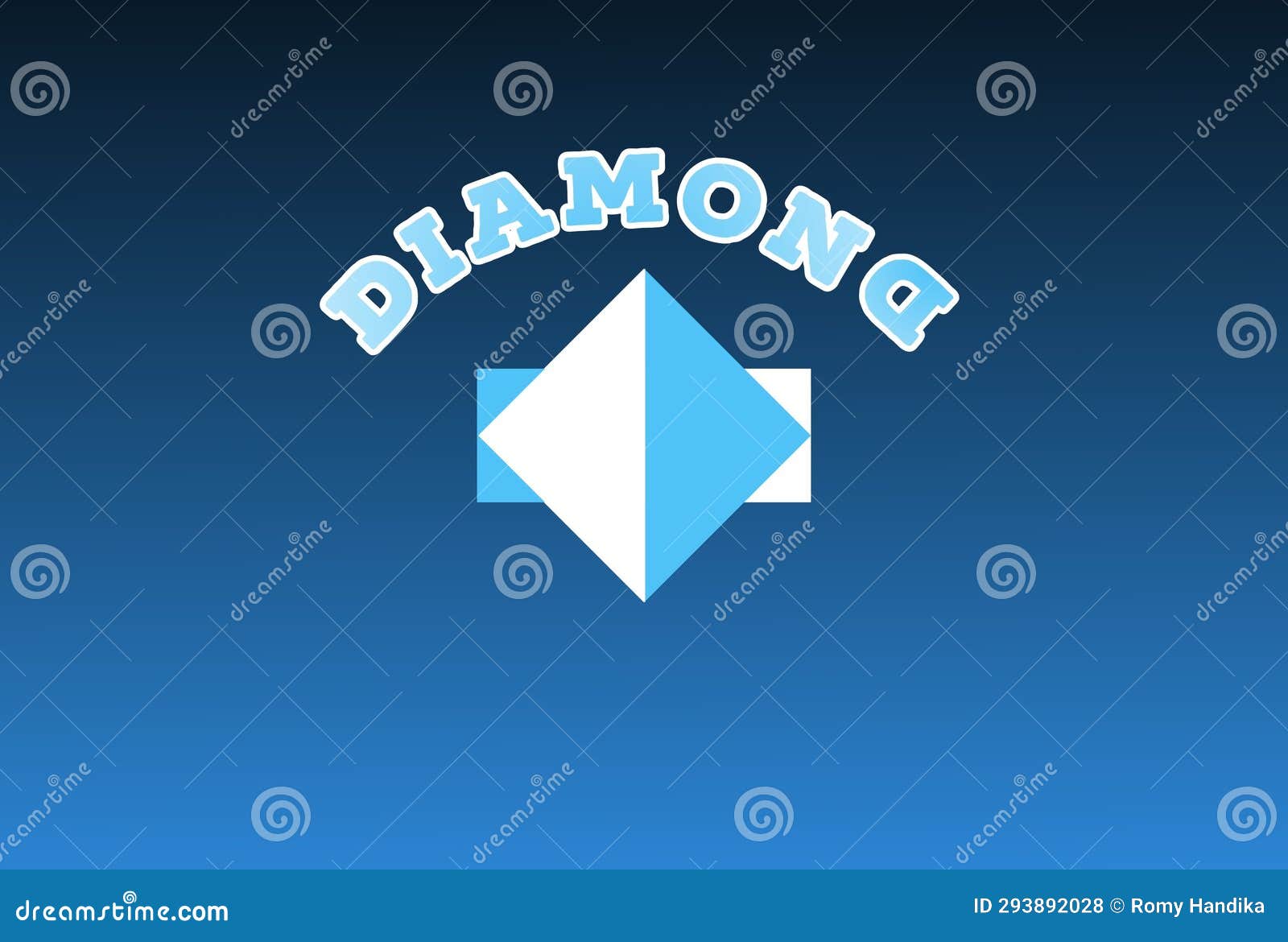 Diamond for logo design stock illustration. Illustration of sign ...