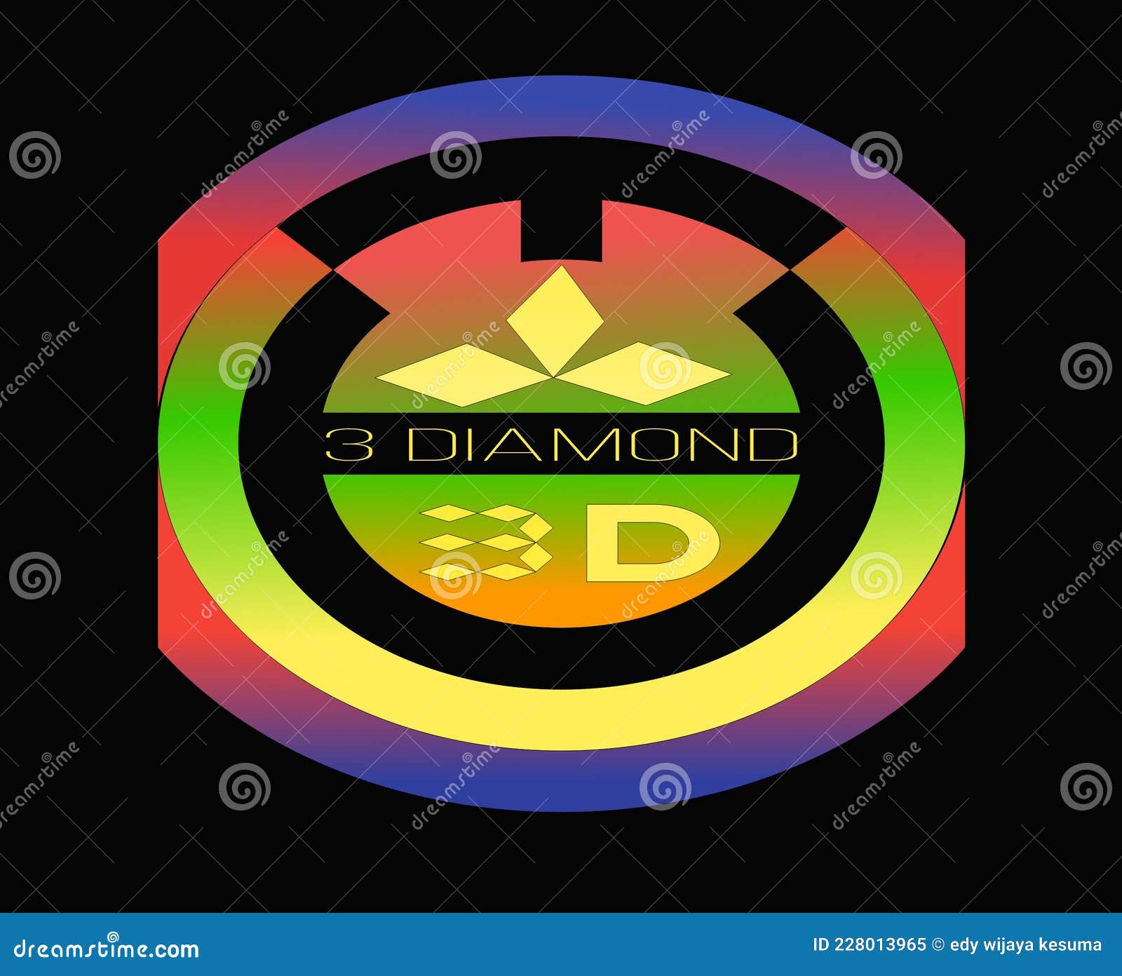 3 Diamond Logo Design. Colorful and Modern Style Logo Design ...