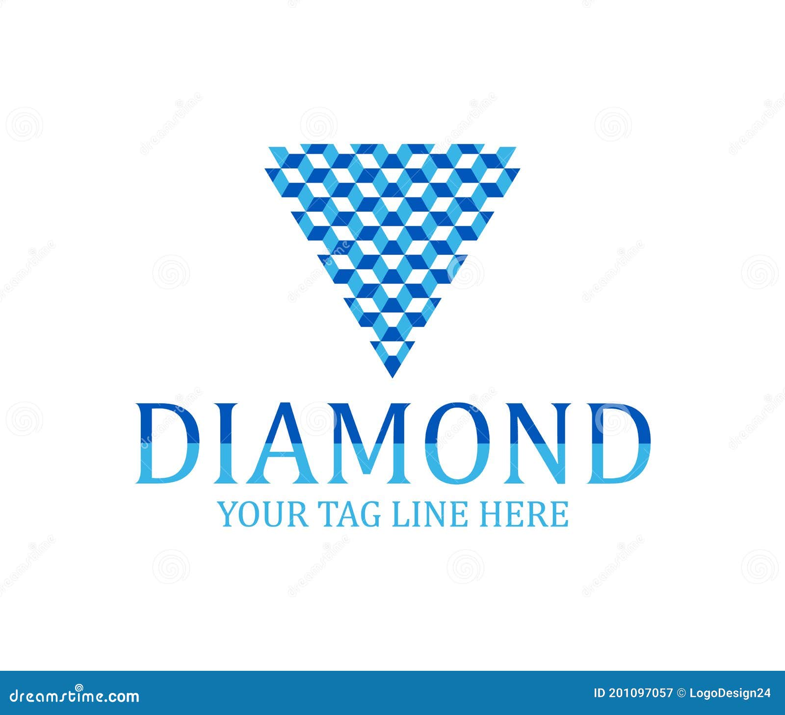 Diamond Logo Design Combination, Colorful Logo Template Stock Vector ...