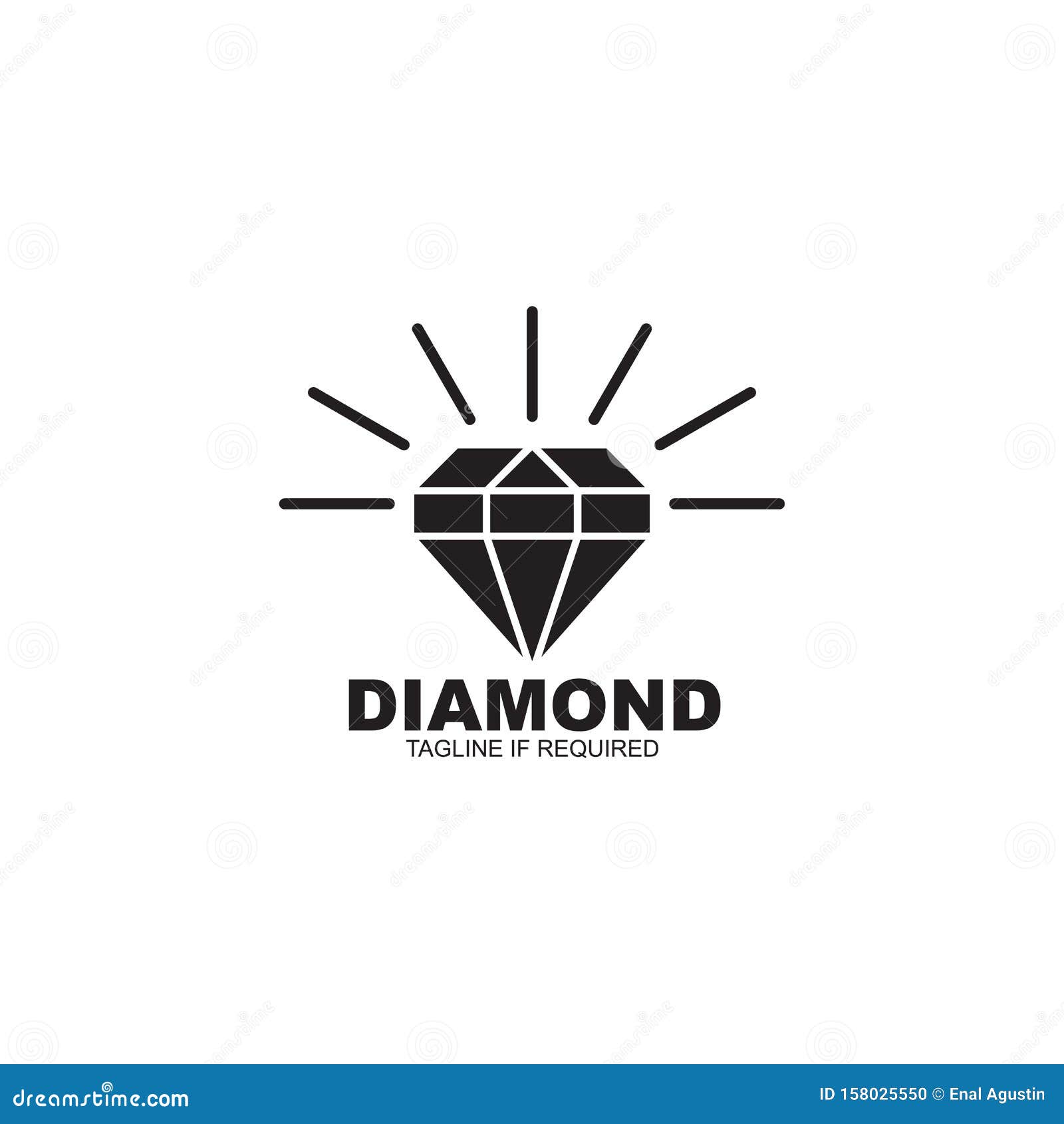Diamond Logo Design Vector Template Stock Vector - Illustration of ...