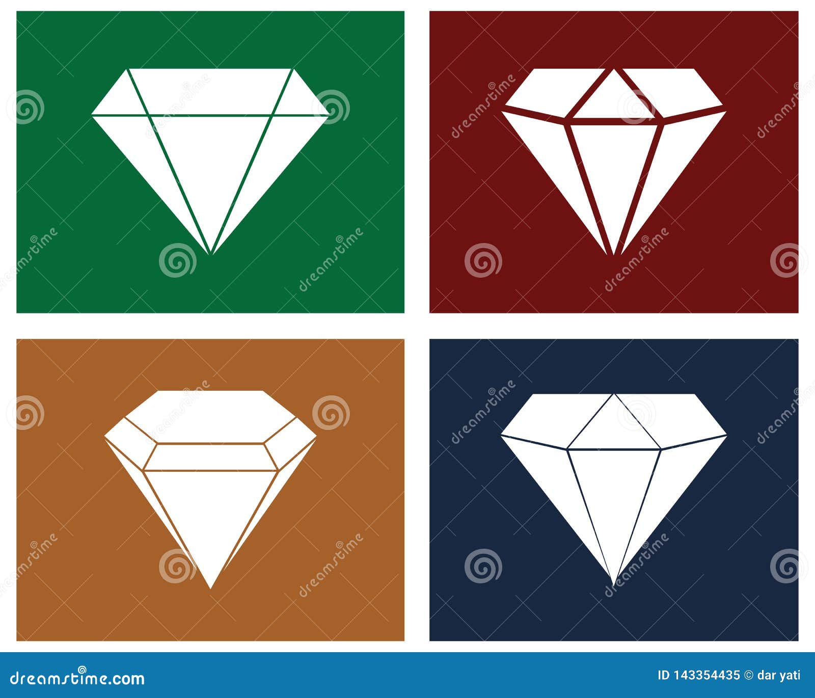 Diamond Logo Template Vector Illustration Stock Vector - Illustration ...