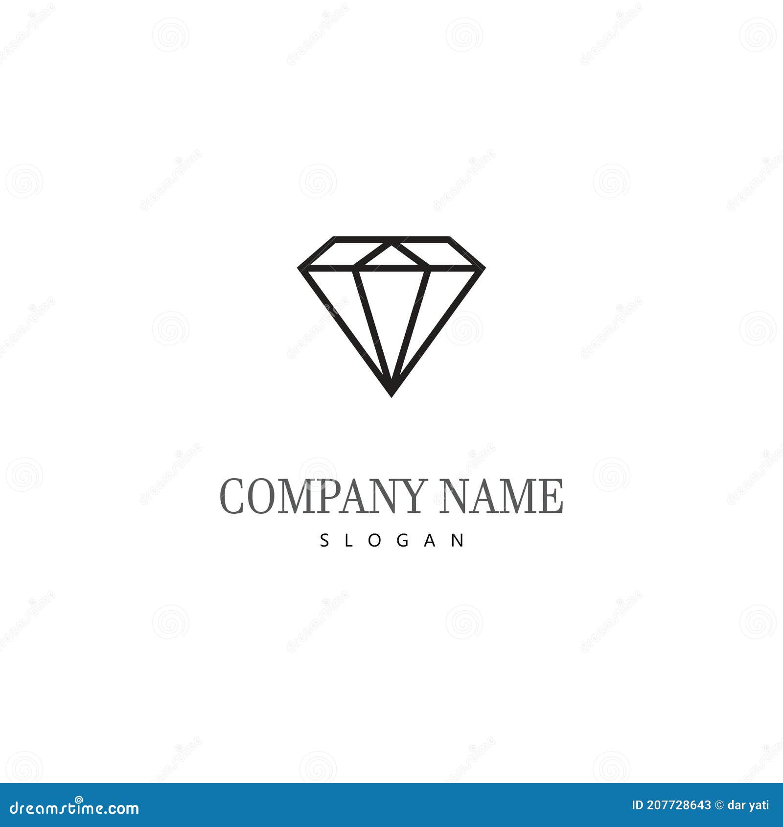 Diamond Logo Template Vector Icon Stock Vector - Illustration of ...