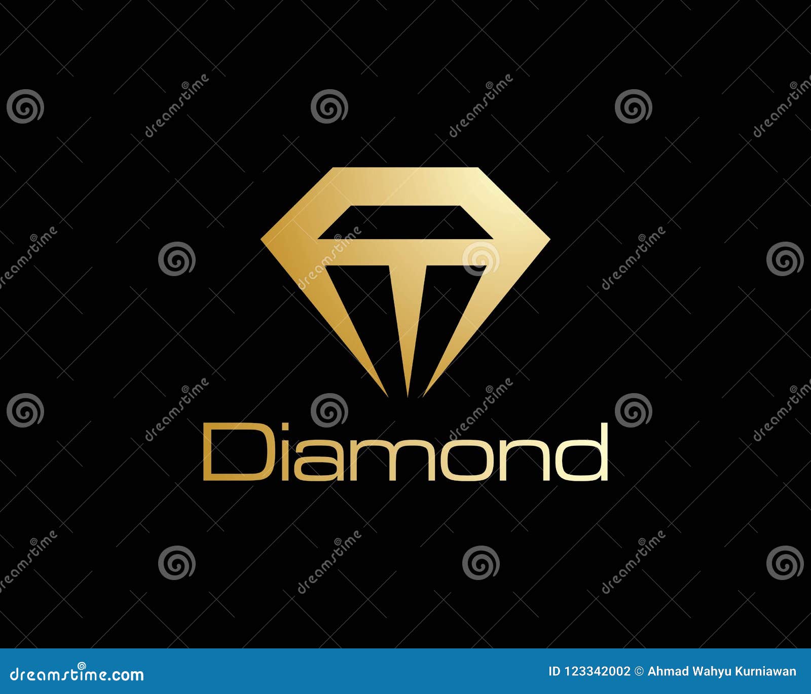 Diamond logo vector stock vector. Illustration of jewel - 123342002